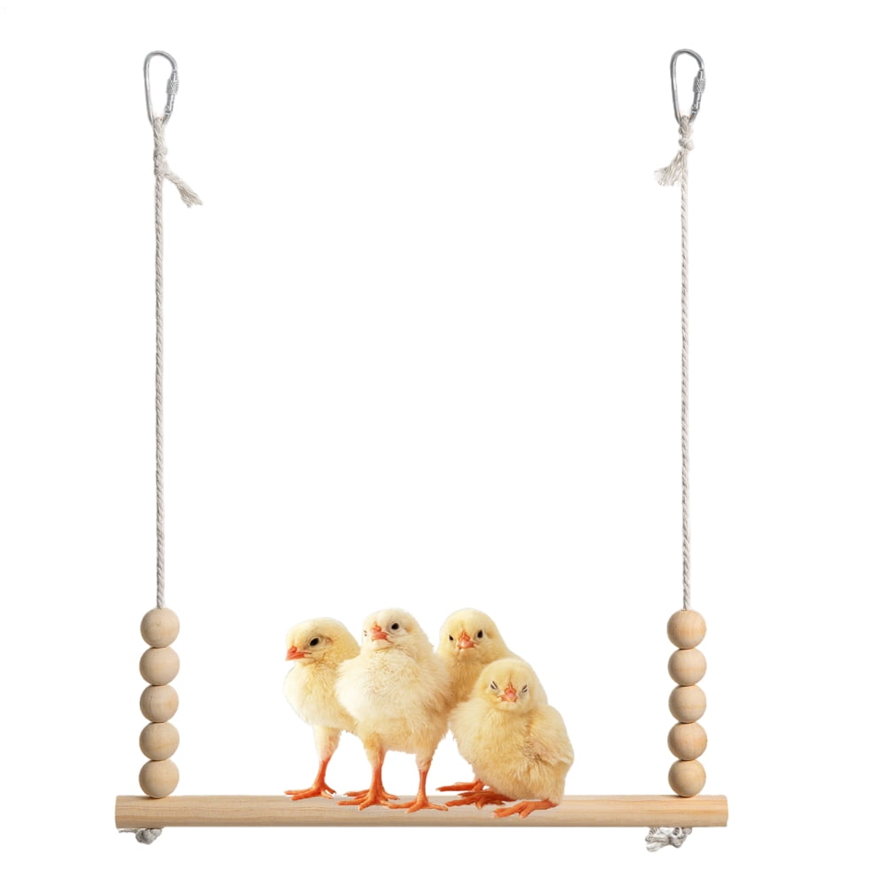 Rosafegon Chicken Swings for Coops Wood Chicken Swing Toy Perch Ladder ...