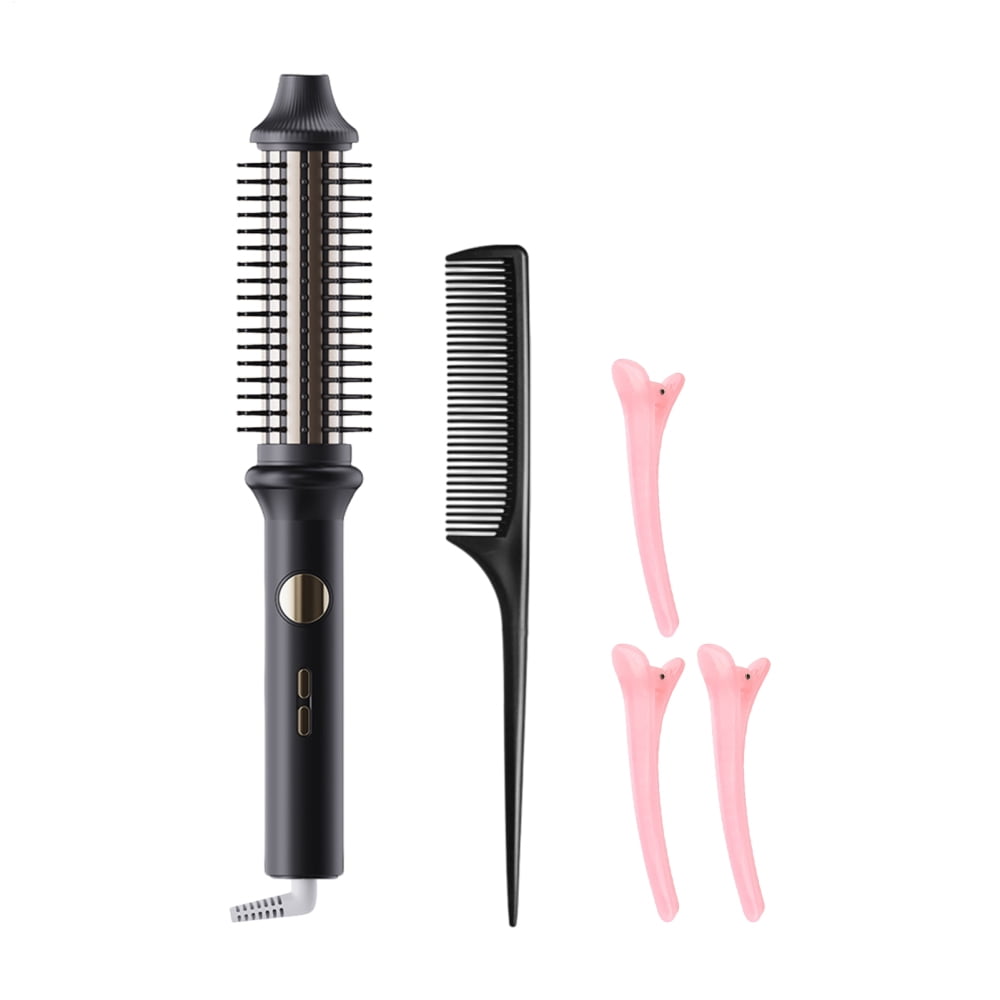 Rosafegon Electric Curling Comb Heated Styling Brush Curling Iron No ...