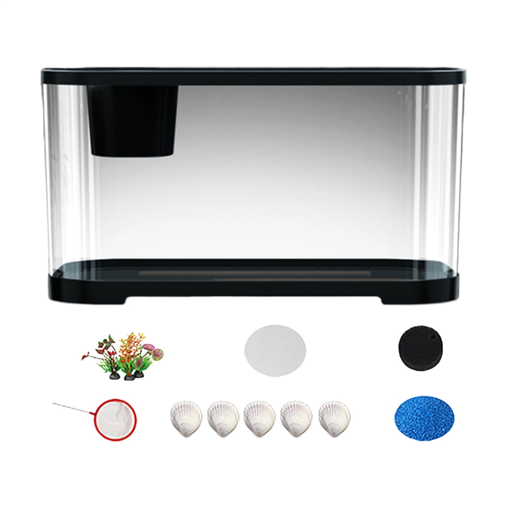 Rosafegon Fish Tank Fish Tank Kit Aquatic Set with Accessories Room ...