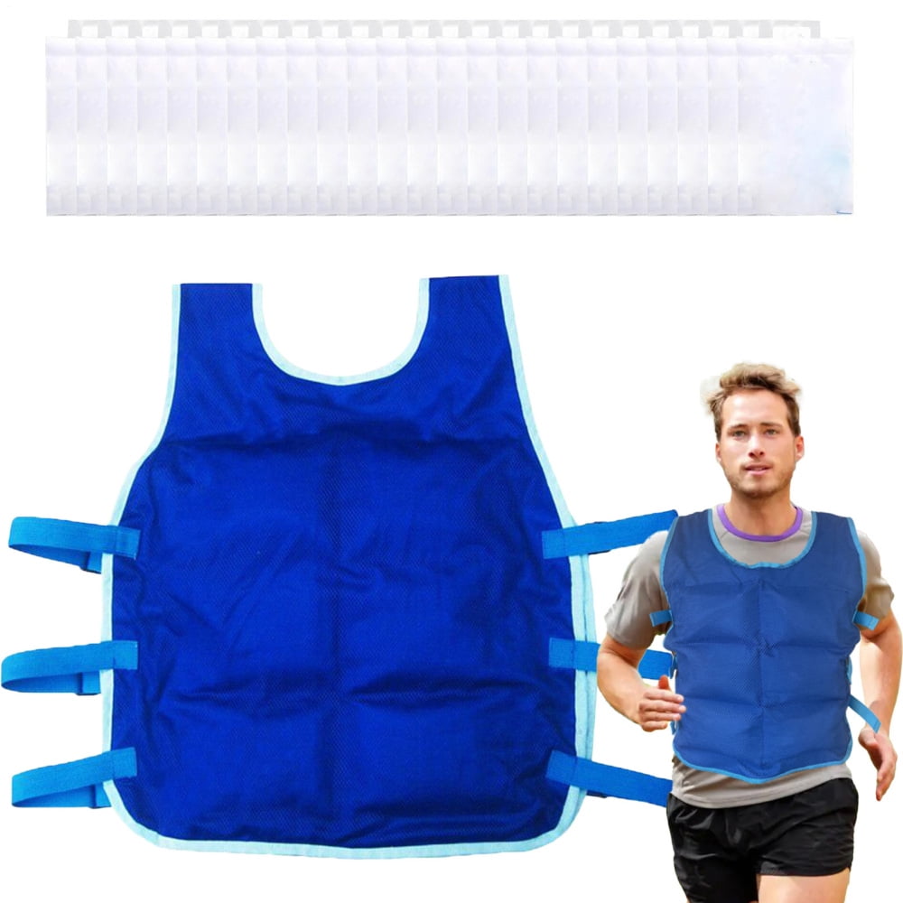 Rosafegon Ice Pack Vest Safety Ice Vest Outdoor High Temperature ...