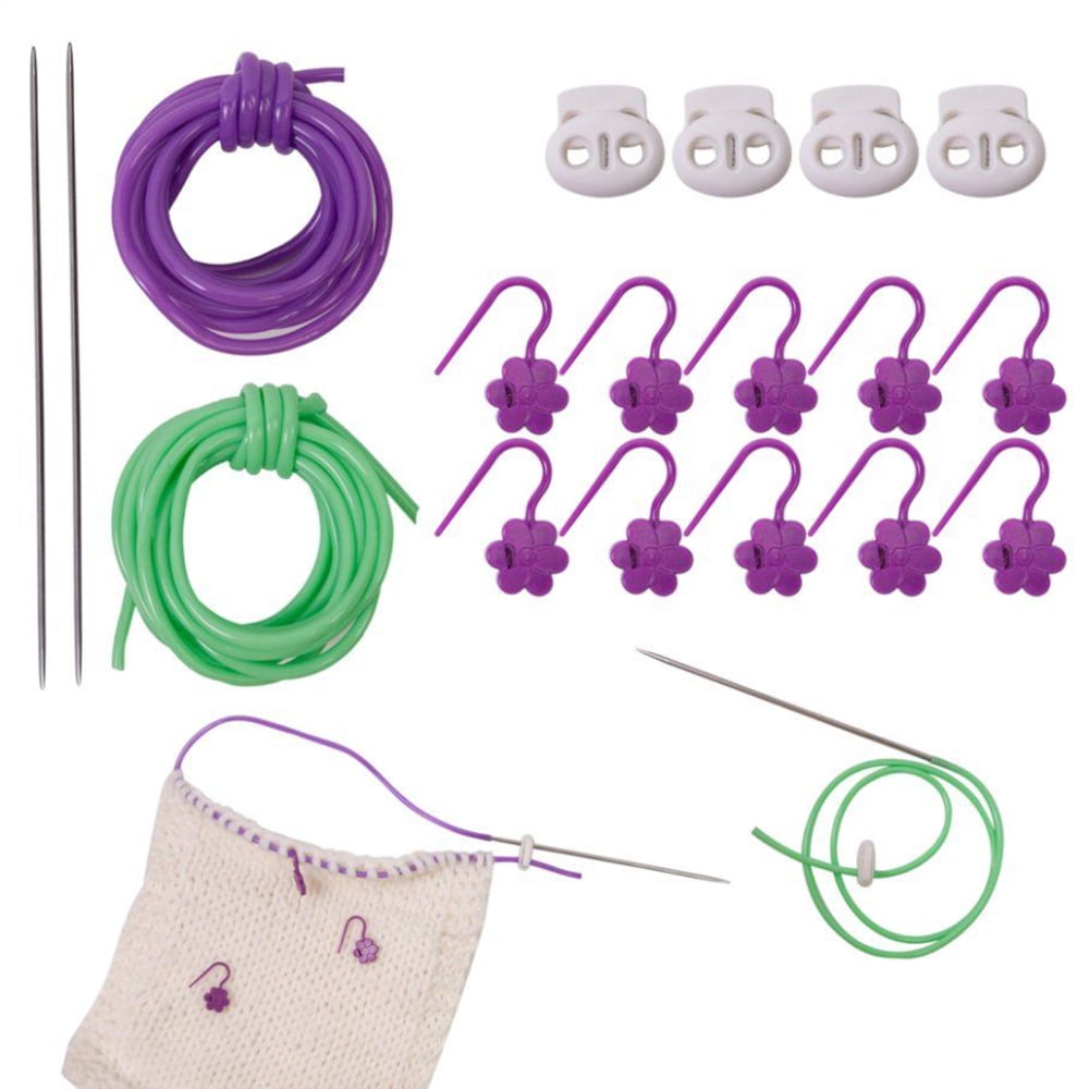 Rosafegon Knitting Needle Point Protectors 4 Pieces Knitting Needle ...