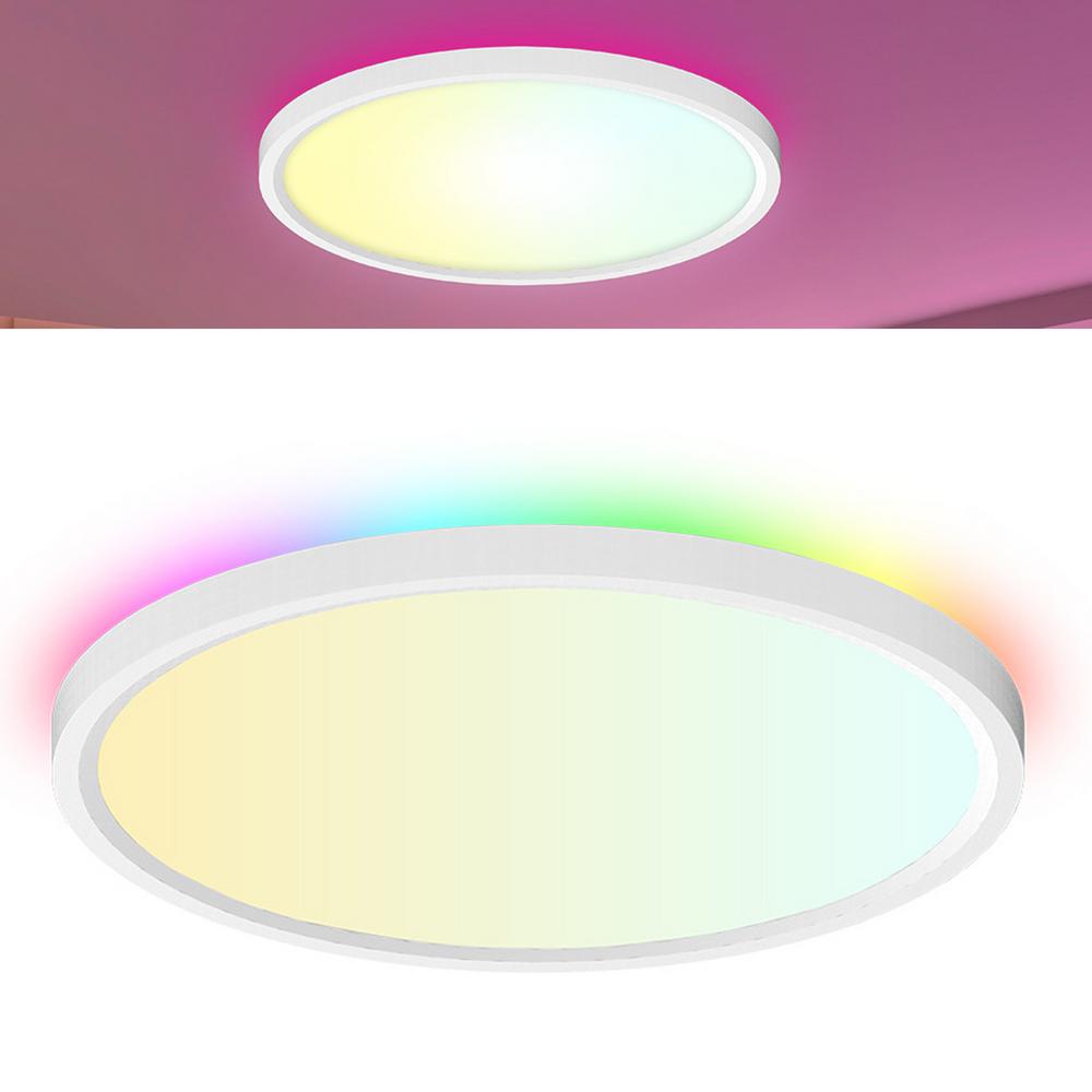 Rosafegon LED Flush Mount Ceiling Light Voice Control Ceiling Hallway ...