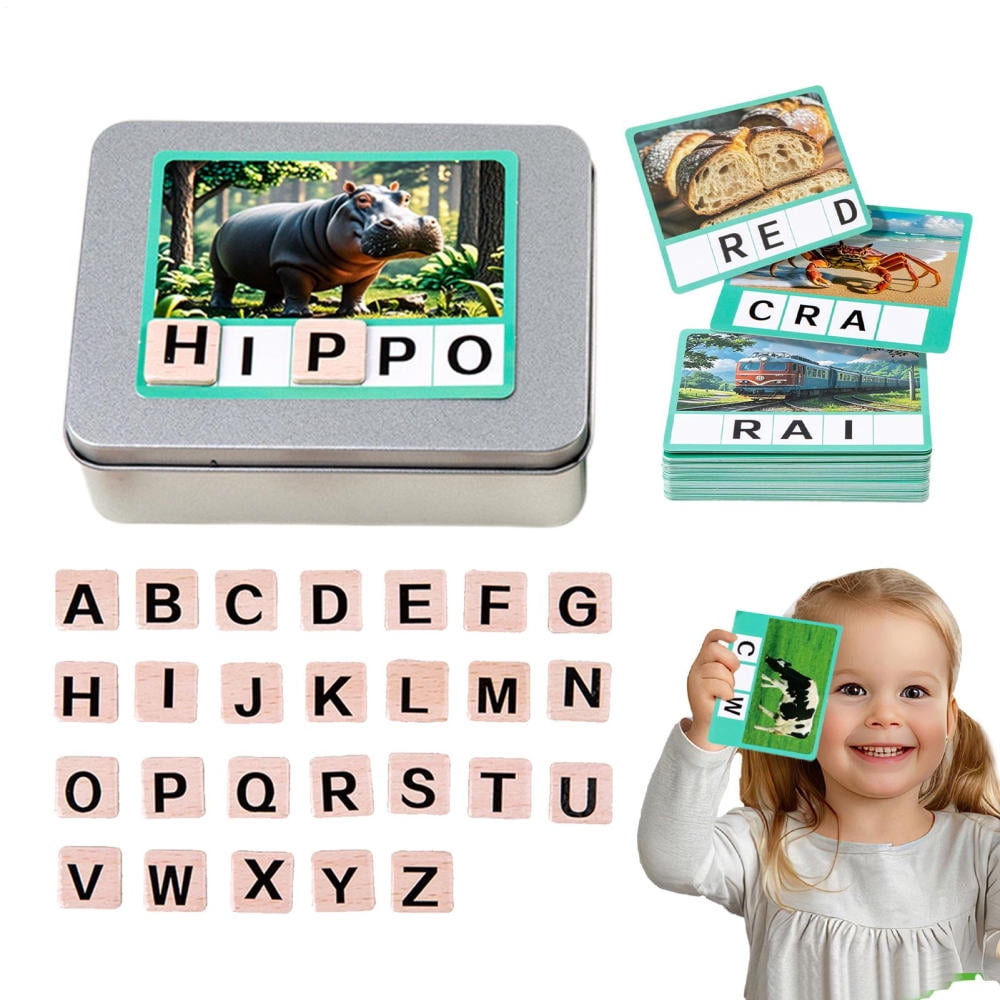 Rosafegon Letter Sounds Flash Cards Toddler Flash Cards Alphabet ...