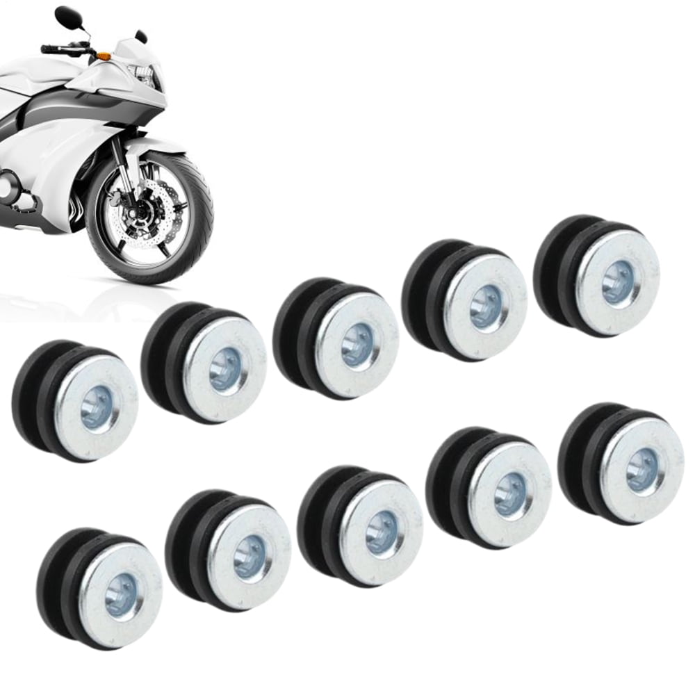 Rosafegon Motorcycle Rubber Bushings Fairings Cowling Rubber Grommets ...