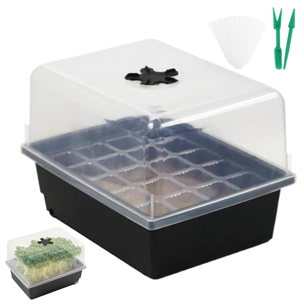 Rosafegon Planting Trays for Seedlings Greenhouse Propagation Kit with ...