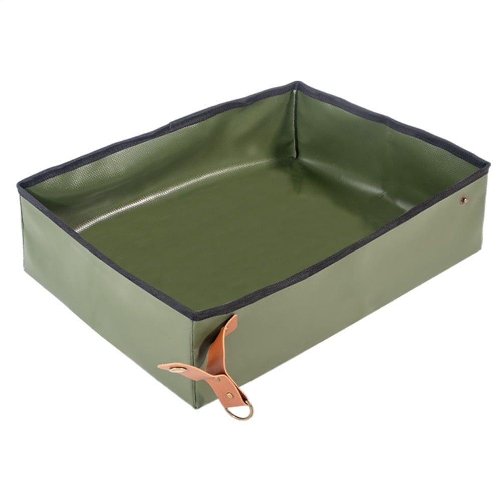 Rosafegon Portable Litter Box for Cats Folding Cat Litter Box Pet Carry ...