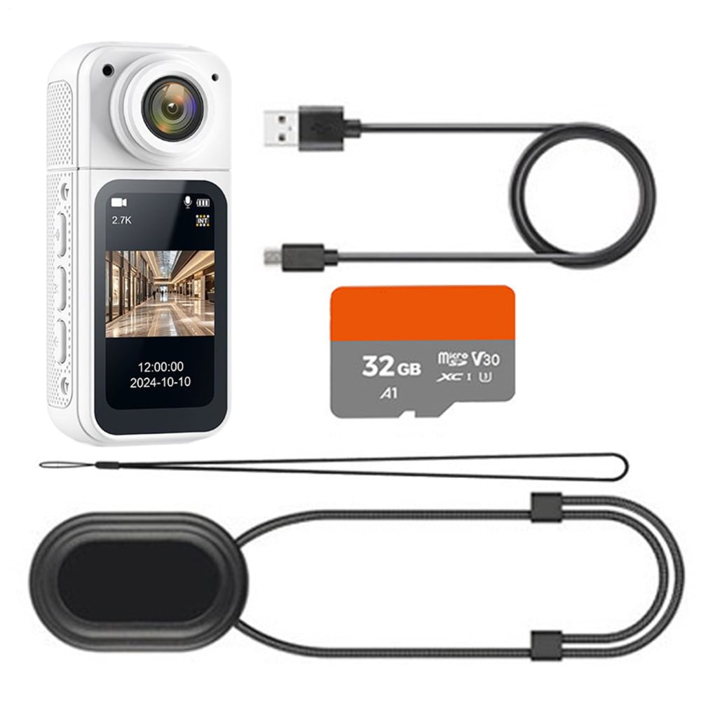 Rosafegon Pov Camera Thumb Action Camera Magnetic and 180 Angle Video ...