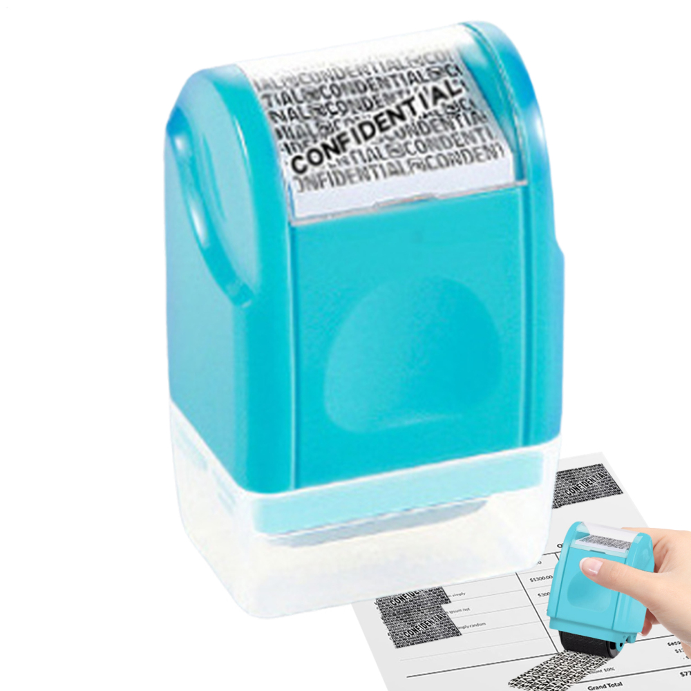 Rosafegon Privacy Stamp Roller for Mail ID Account Information Blocker ...