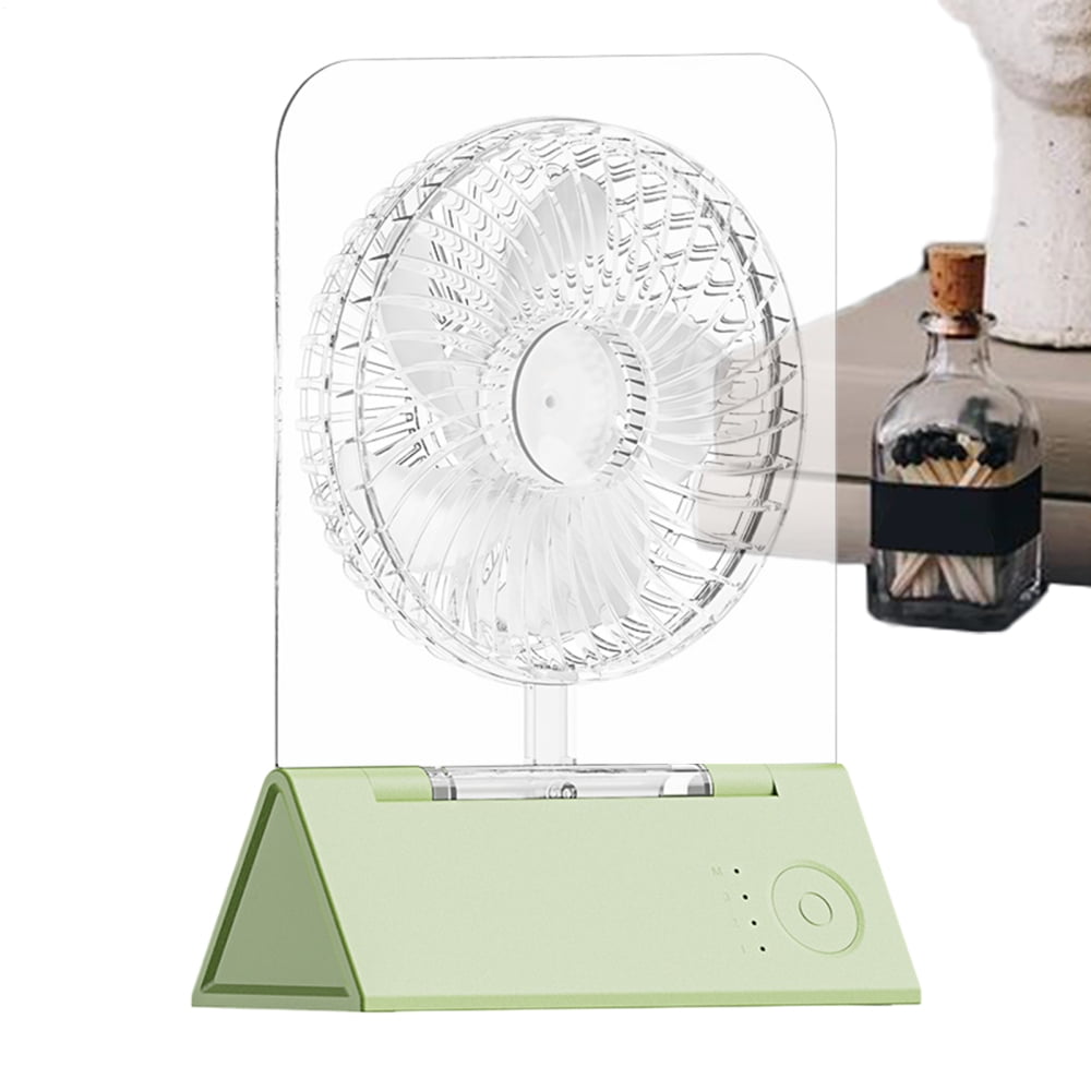 Rosafegon Quiet Small Fan Folding Personal Desktop Fan Cooling Device ...