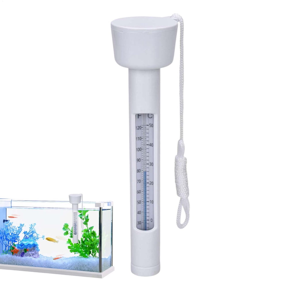 Rosafegon Temperature Gauge for Pool Pond Meter with Rope 0-50 Floating ...