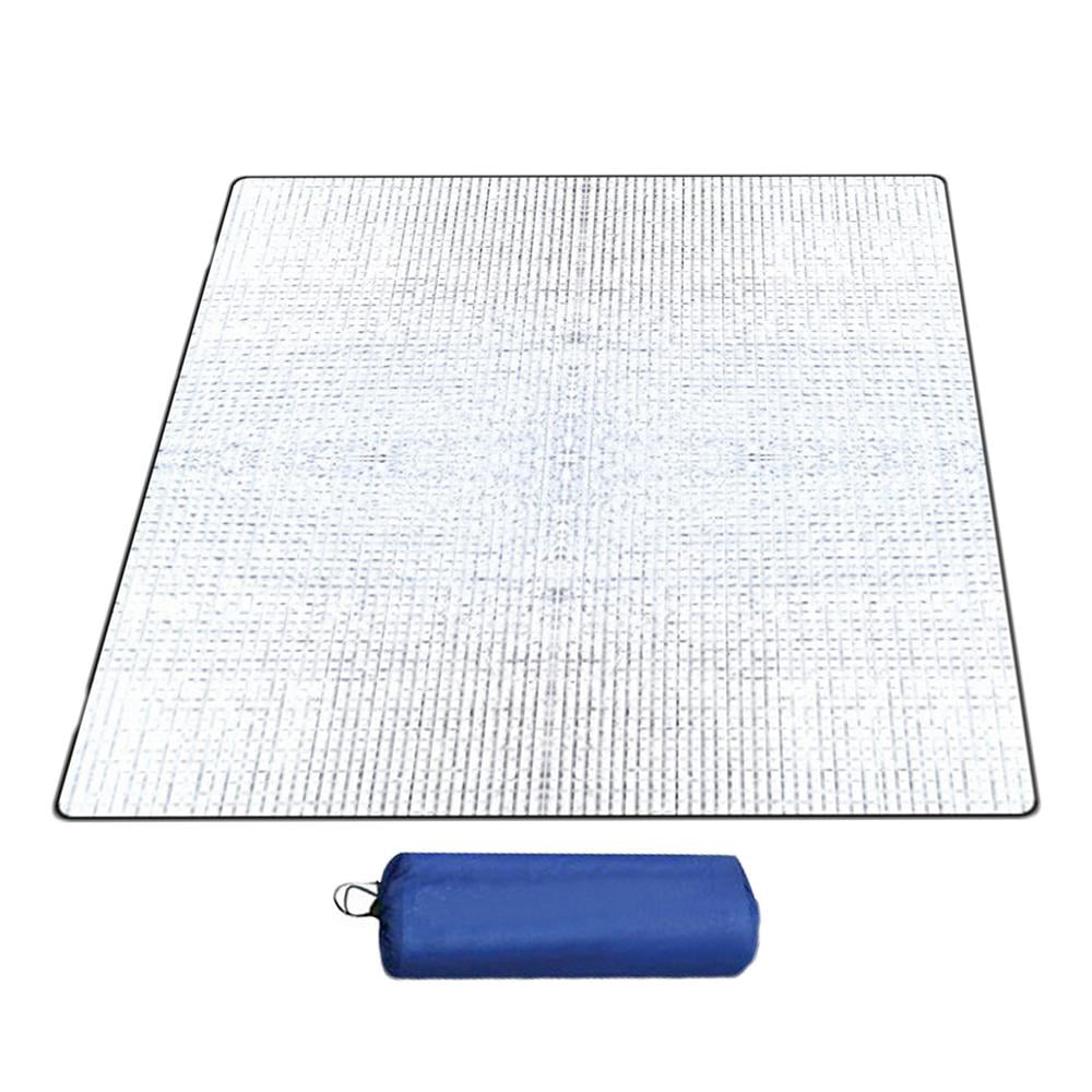 Rosafegon Tent Floor Mat 195x180cm Double-Sided Insulating Aluminum ...