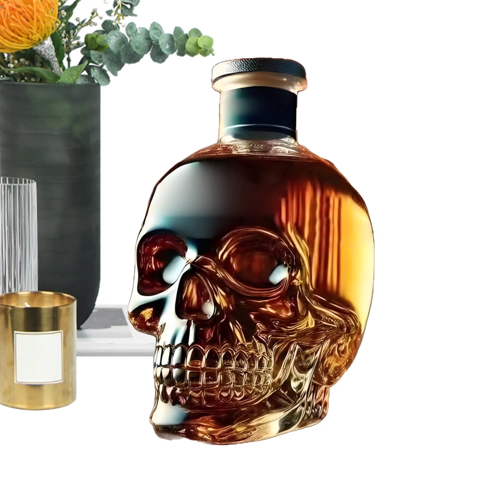 Rosafegon Whisky Decanter 350ml Cocktail Decanter Spooky Whiskey Bottle ...