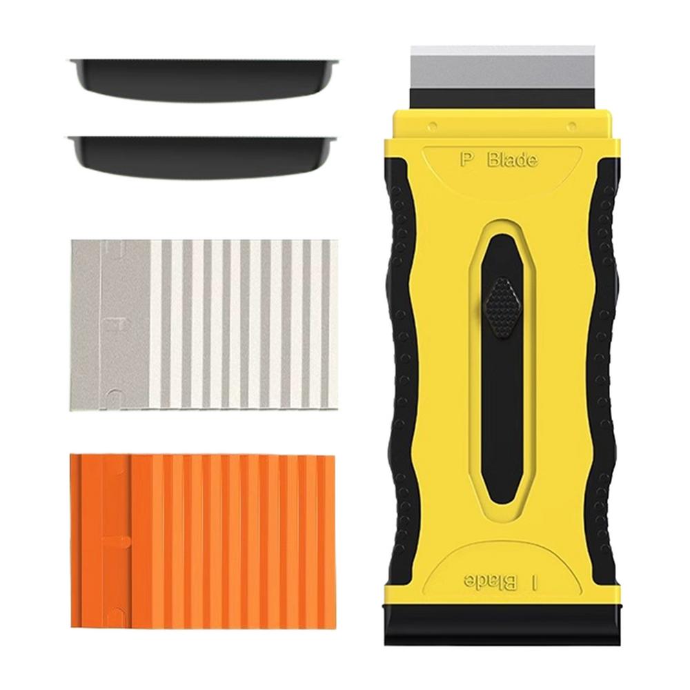 Rosafegon Window Scraper Car Sticker Remover with 20 Cutters Quick ...
