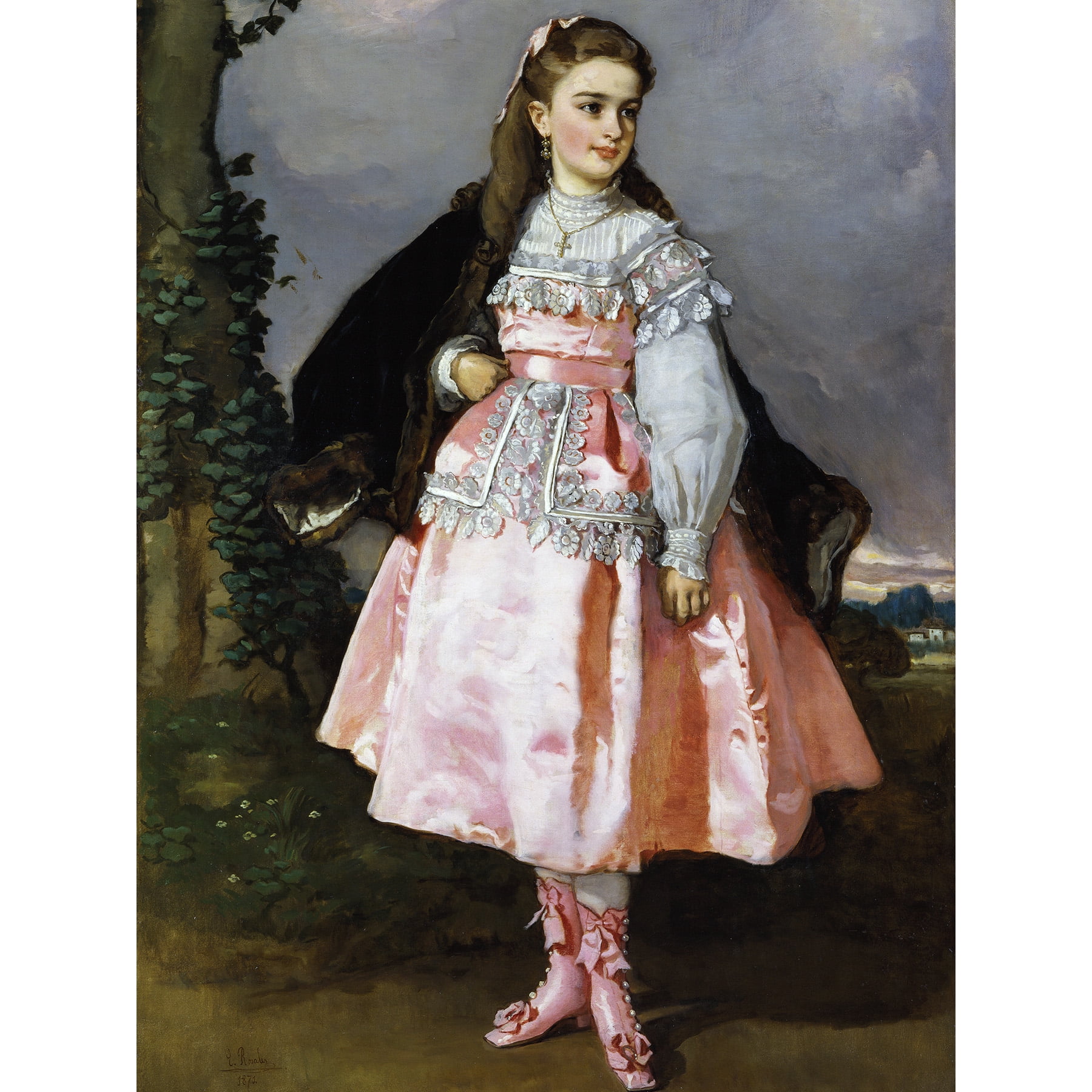 Rosales Portrait Concepcion Serrano Painting Extra Large Art Print Wall ...