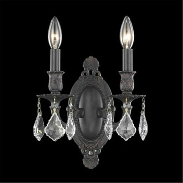 Valetta Integrated LED chip light Chrome Wall Sconce Clear Royal Cut ...