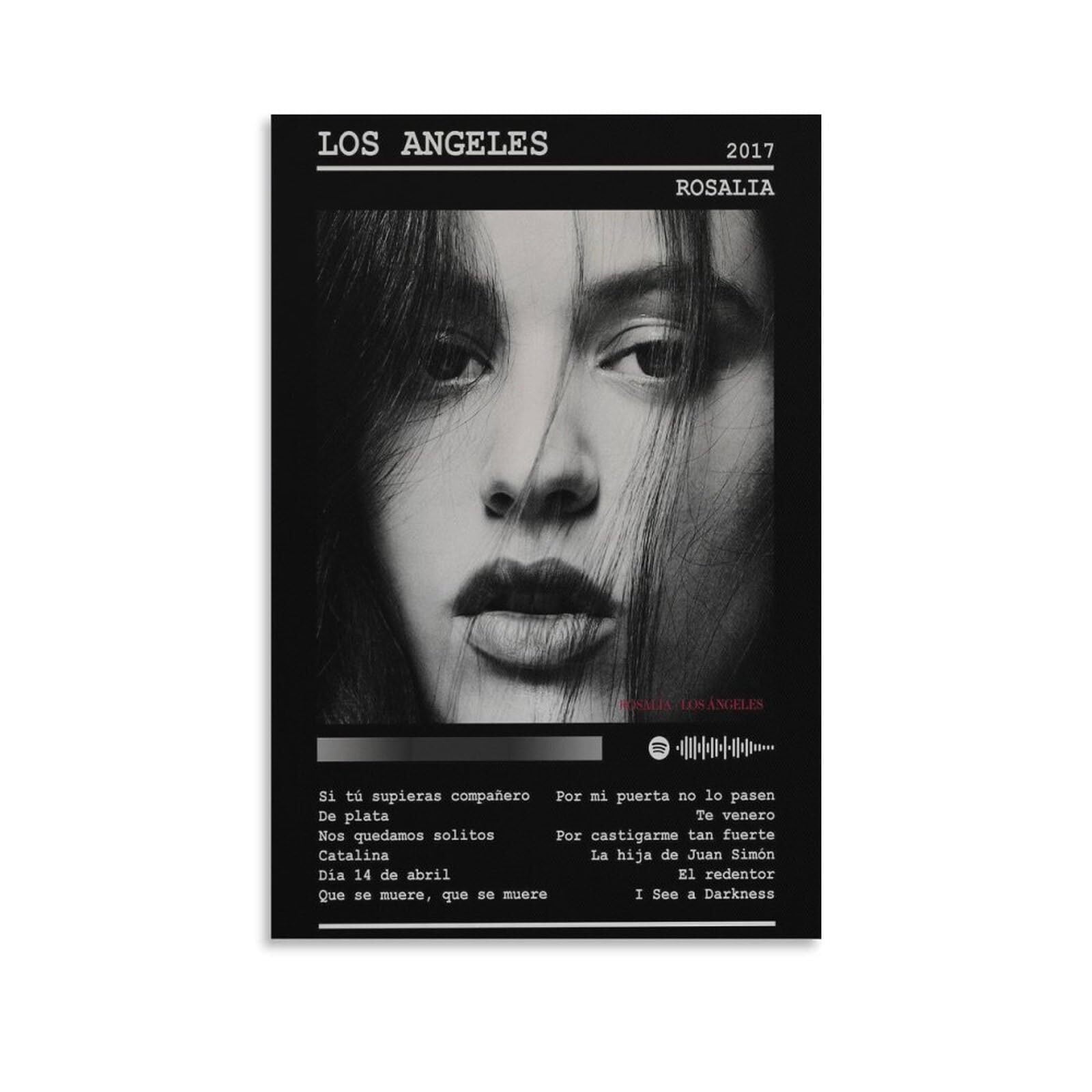 Rosalia Latin Pop Music Singer Los Angeles Music Album Cover Poster ...