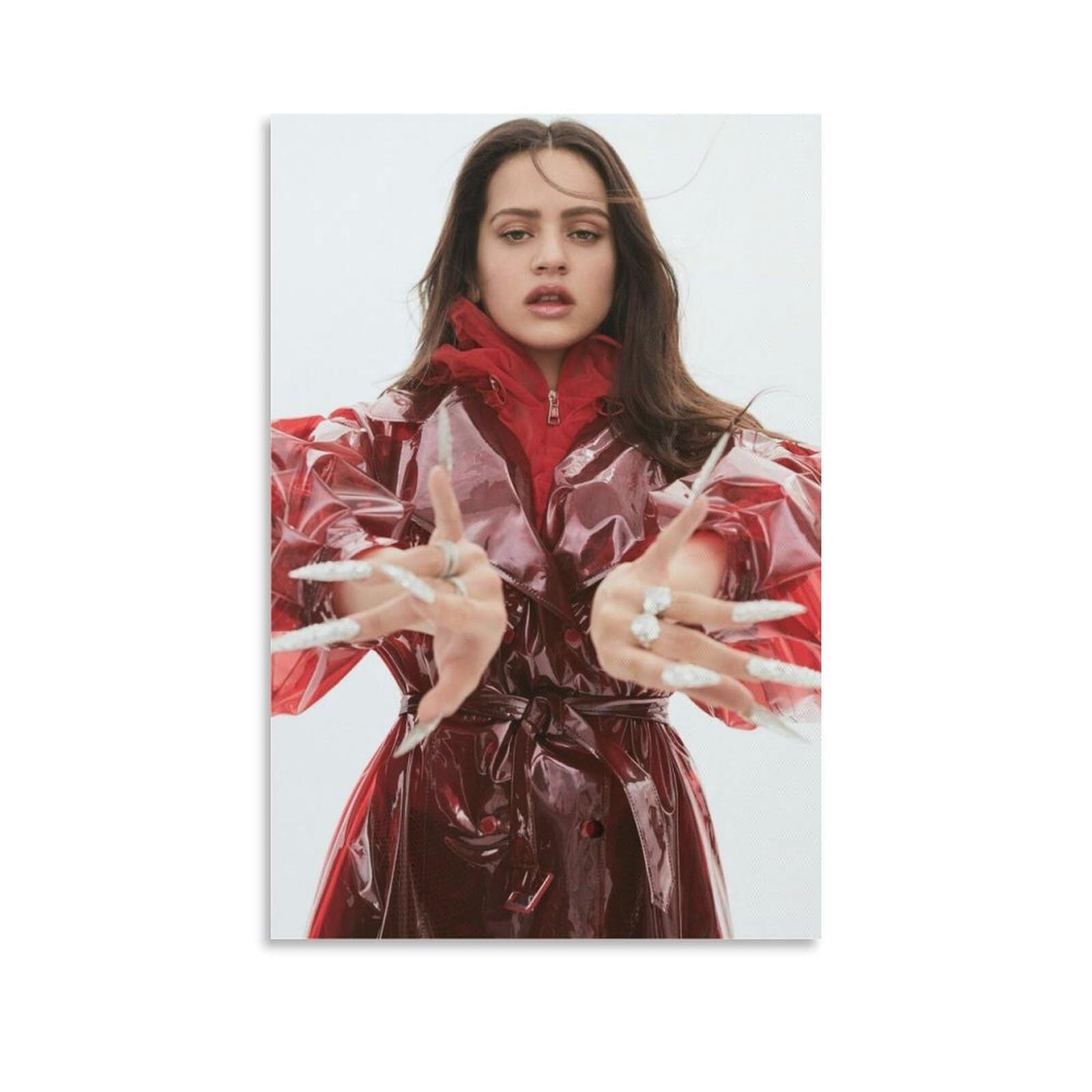 Rosalia Latin Pop Music Singer Poster Poster Cool Artworks Painting ...