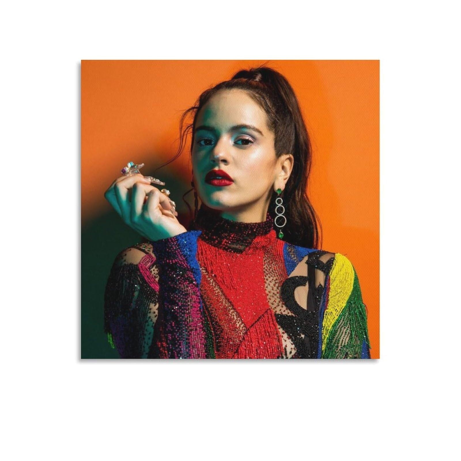 Rosalia Latin Pop Music Singer Poster Room Aesthetic Poster Print Art ...