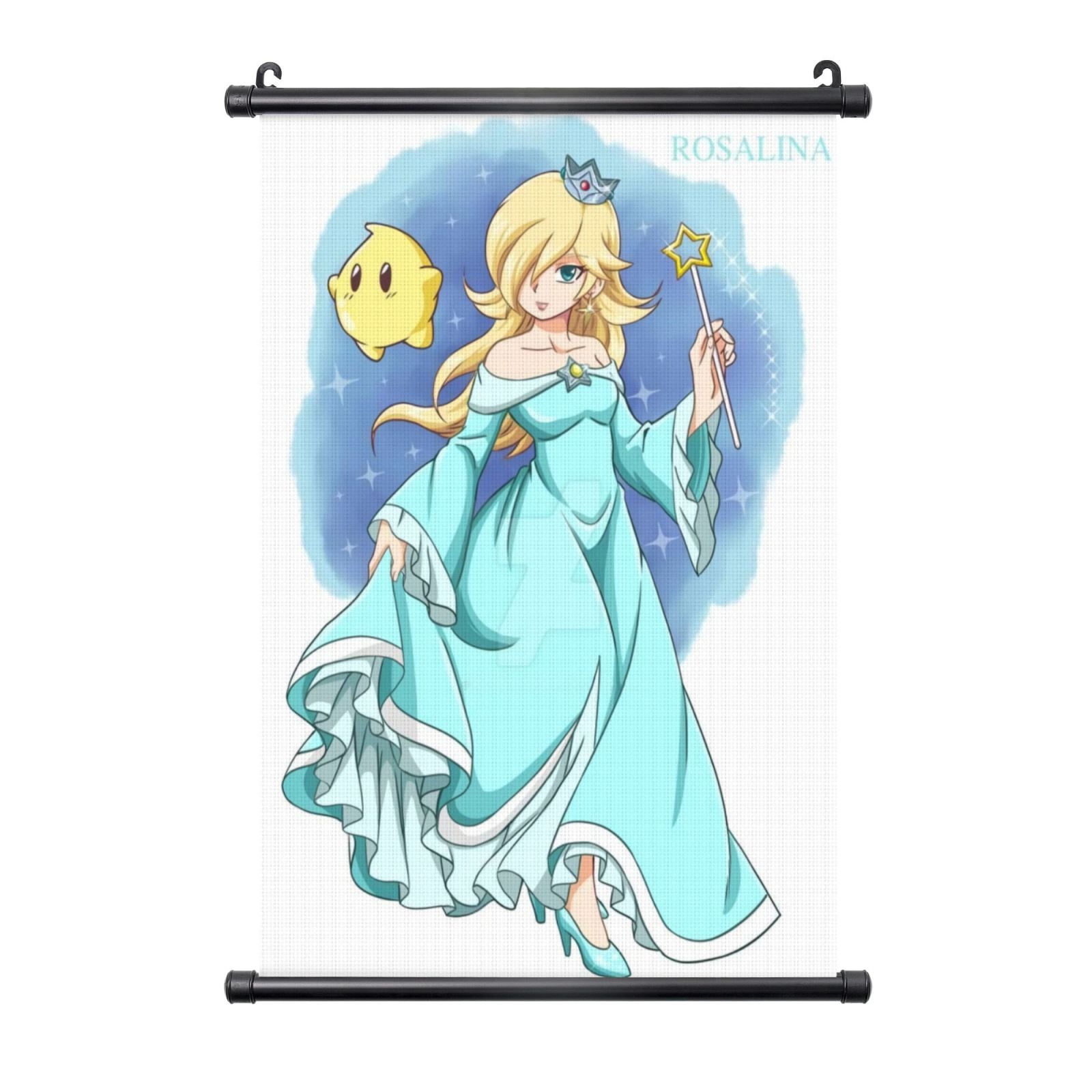 Rosalina Hanging Poster, Black Plastic Shaft Wall Hanging Posters ...