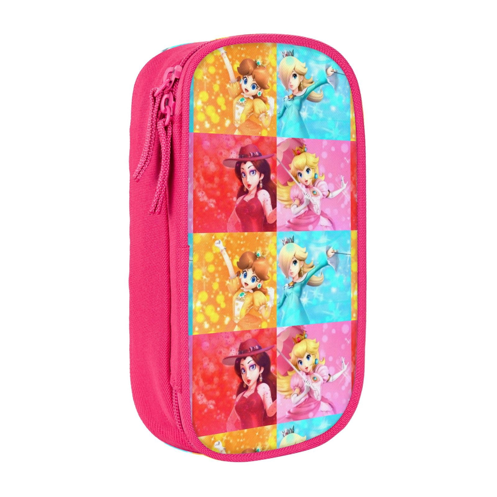 Rosalina Princess Daisy-Peach Pencil Case,Pencil Pouch,Big Pencil Bag ...