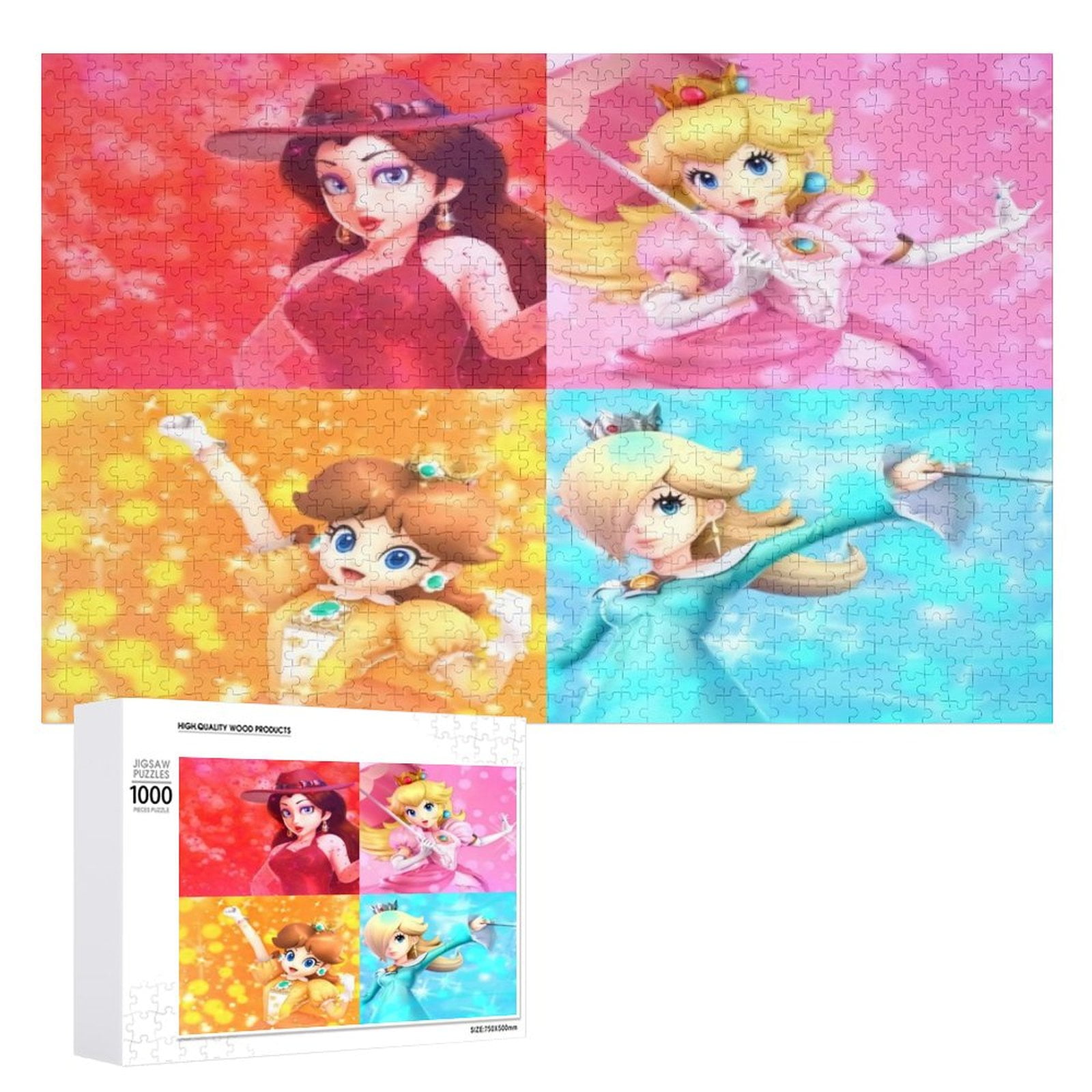 Rosalina Princess Daisy-Peach Puzzles- 1000 Piece Jigsaw Puzzle for ...