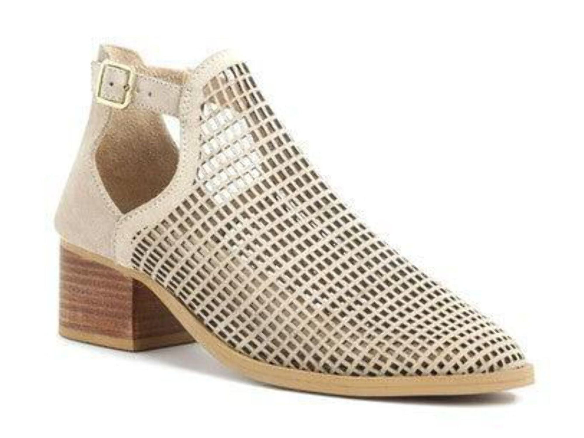 Rosalyn Block Heeled Cut-Out Sandal - Walmart.com