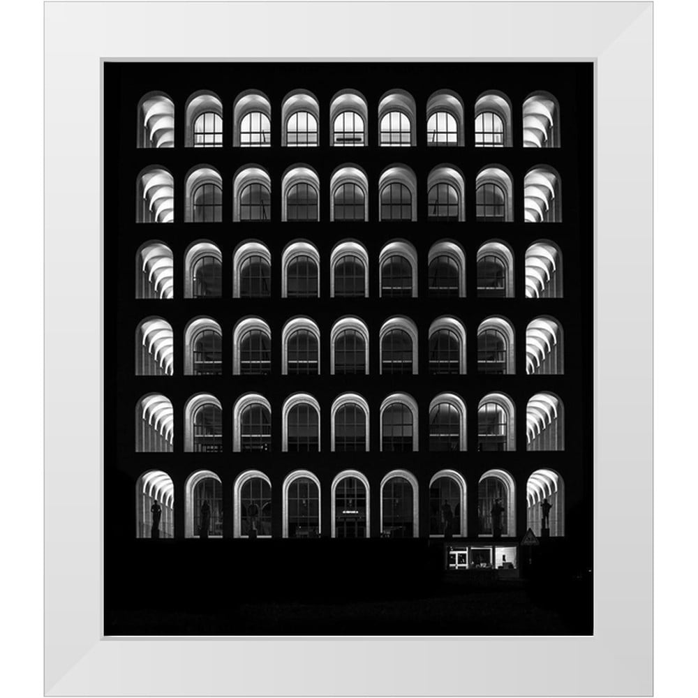 Rosanova, Marco 26x30 White Modern Wood Framed Museum Art Print Titled ...