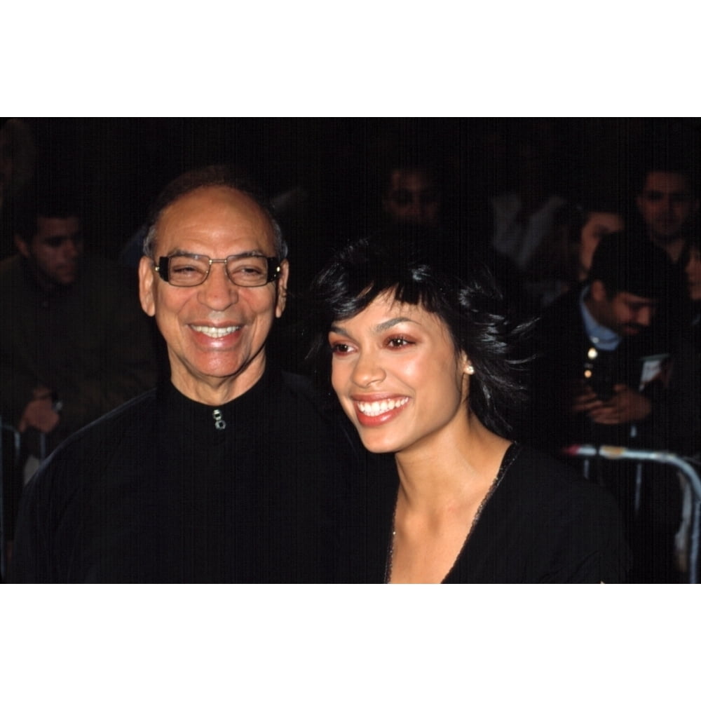 Rosario Dawson And Her Father At Premiere Of Sidewalks Of New York Ny ...