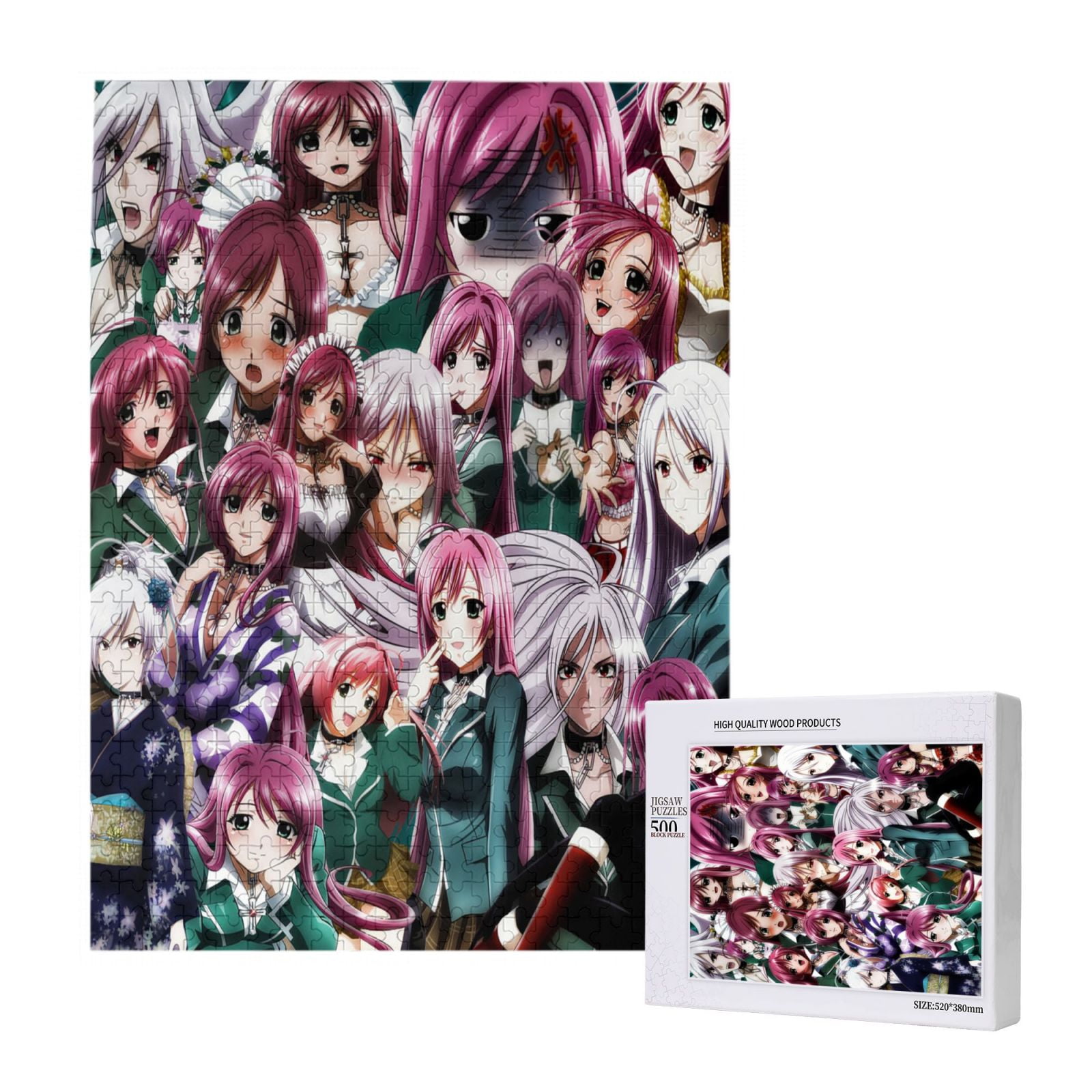 Rosario and Vampire Jigsaw Puzzle Interactive Brain Teaser Board Game ...