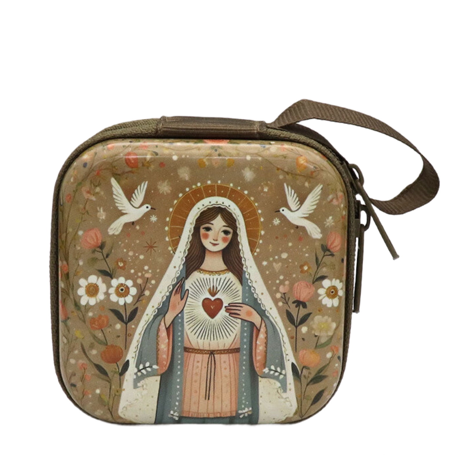 Rosary Jewelry Box Religious Trinket Storage Holders Case Religious ...