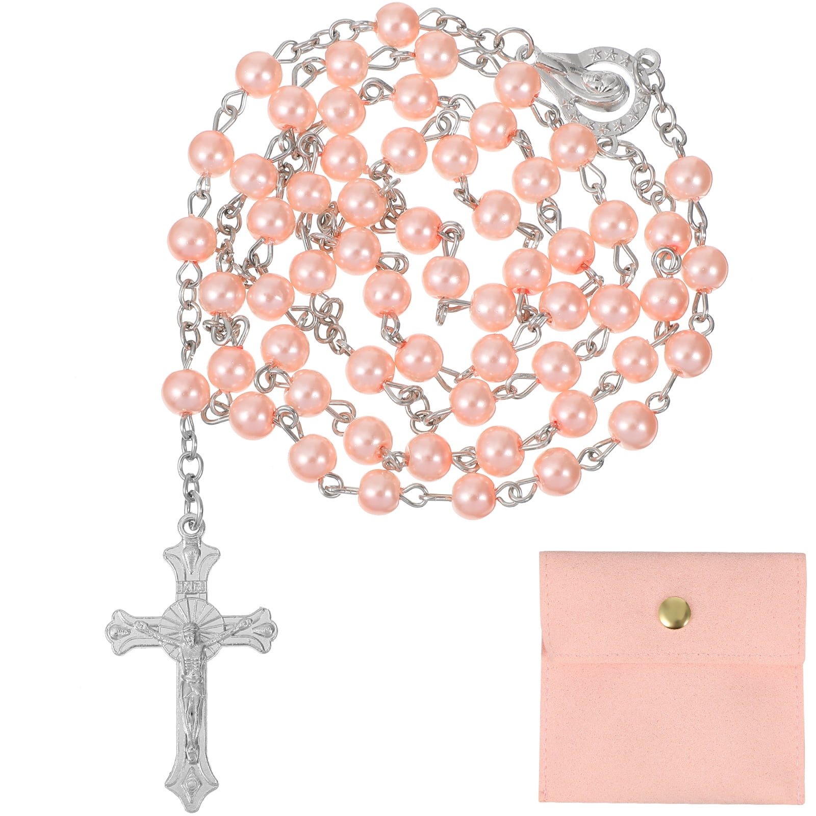Rosary Necklace Rosary Beads Necklace With Cross Roman Catholic Rosary ...