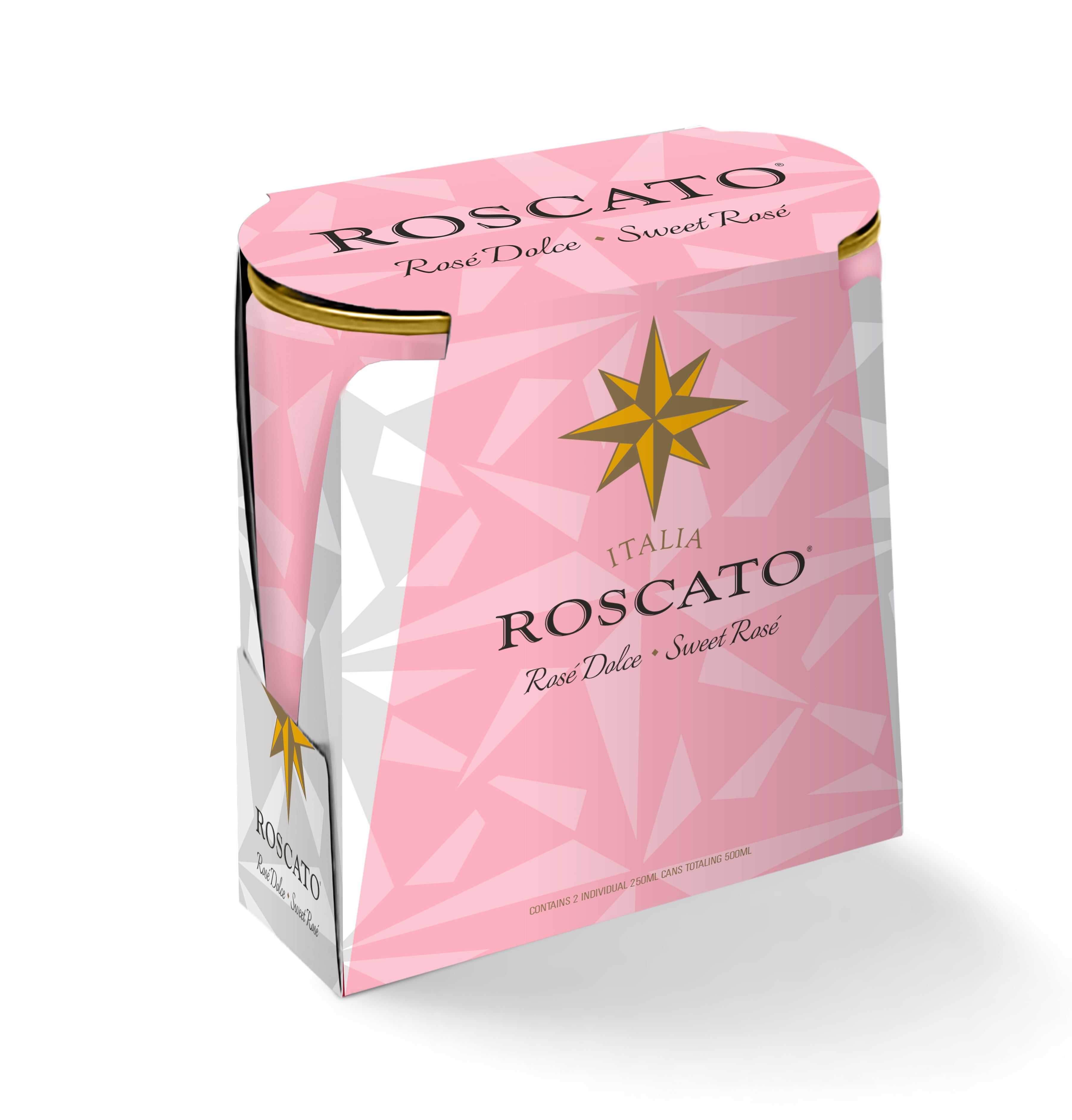 Roscato Rose Dolce Italy, 2 Pack 250 ml Cans - Walmart.com