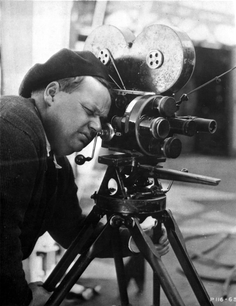 Roscoe Arbuckle Posed in Director Attire With Video Recorder Photo ...