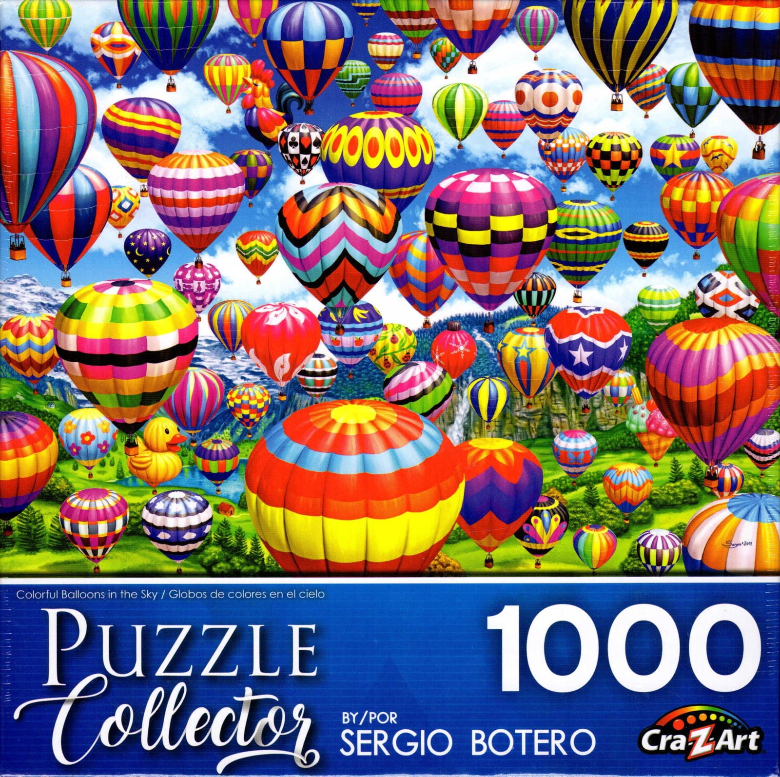 Rose Art Colorful Balloons in the Sky Jigsaw Puzzle - Walmart.com