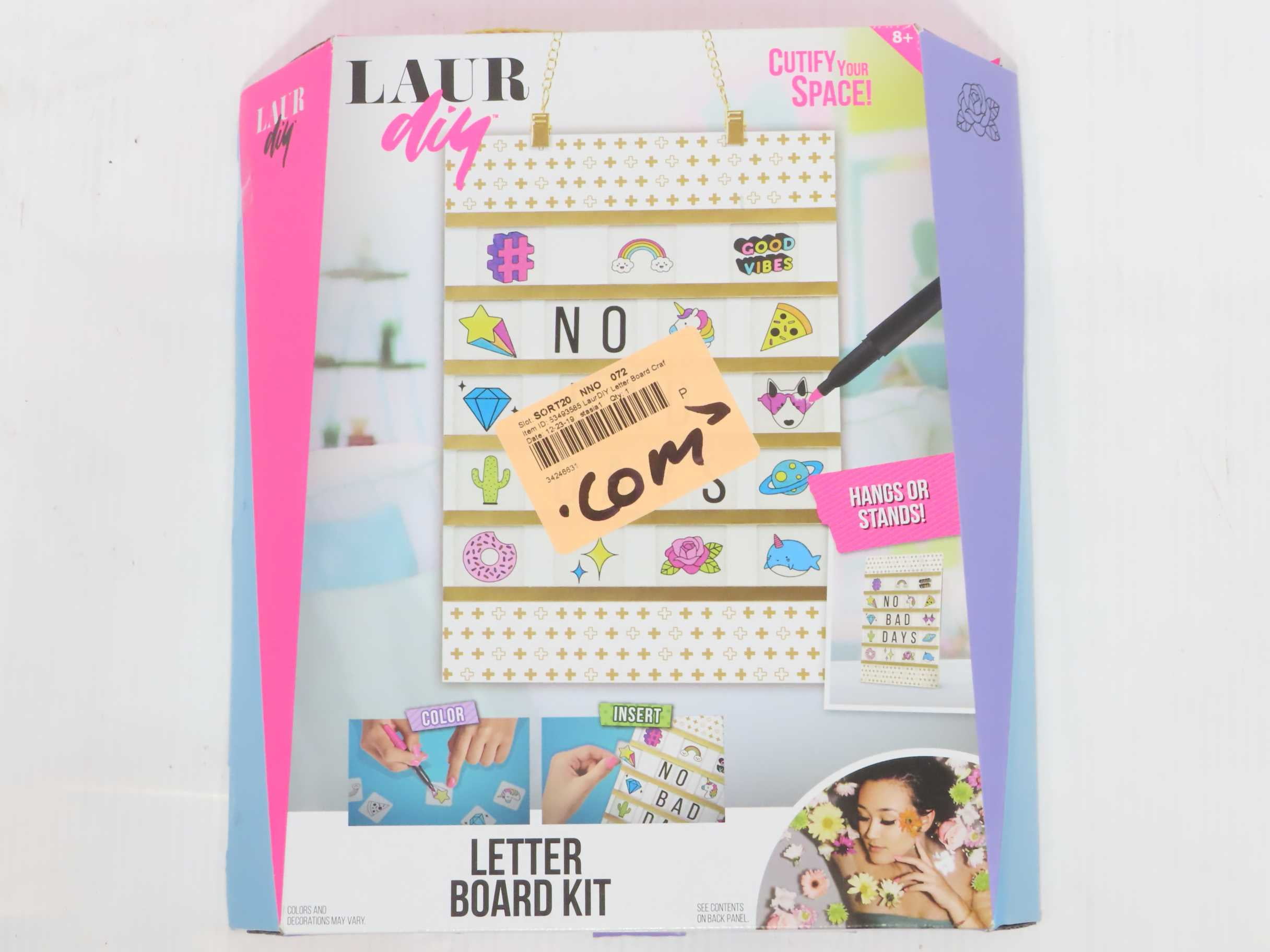 Rose Art LAUR DIY Letter Board Kit - Walmart.com