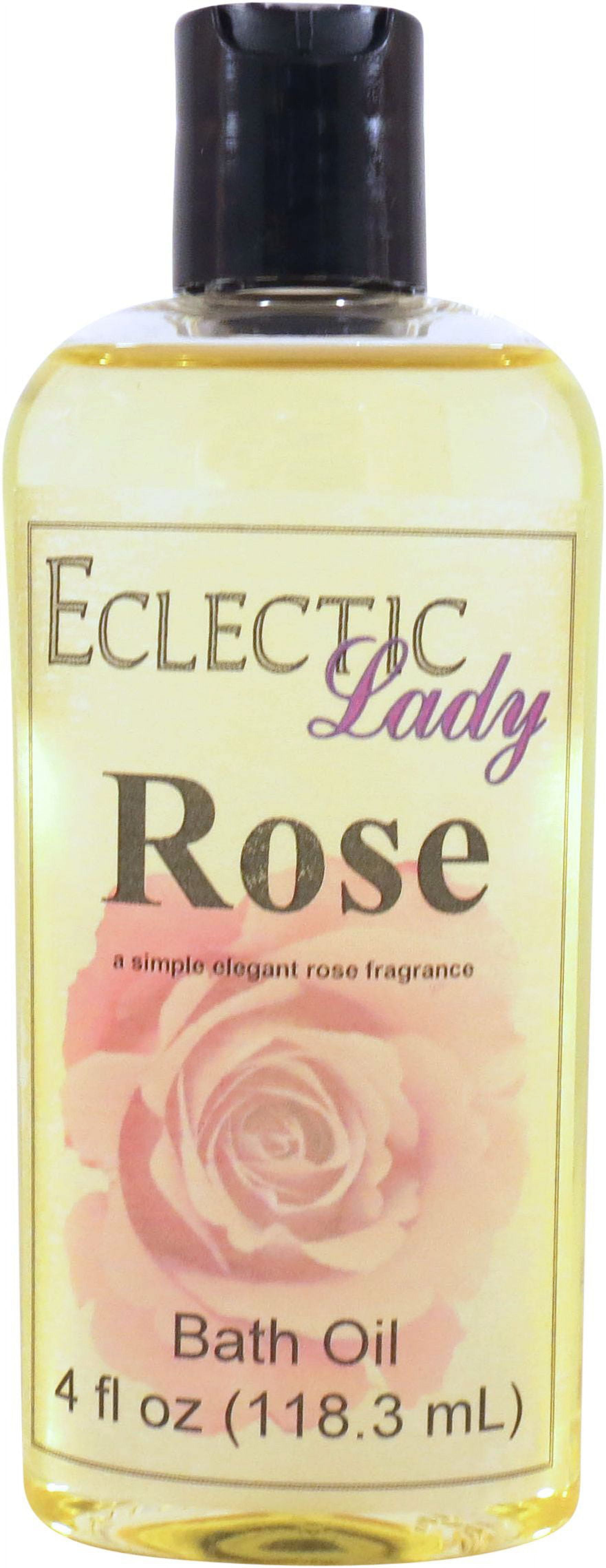 Rose Bath Oil - Scented Body Oil - Relaxing & Moisturizing Bathing Oil - Fragrance Body Oil For ...