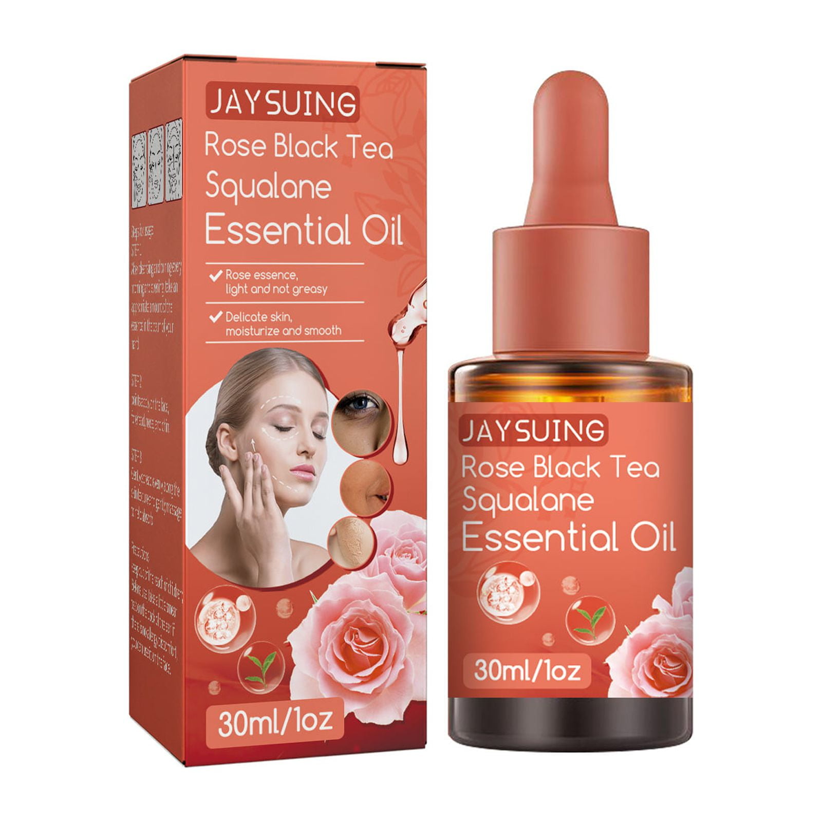 Rose Black Tea Squalane Essences Canprevent Dullness Dry Moisturize ...