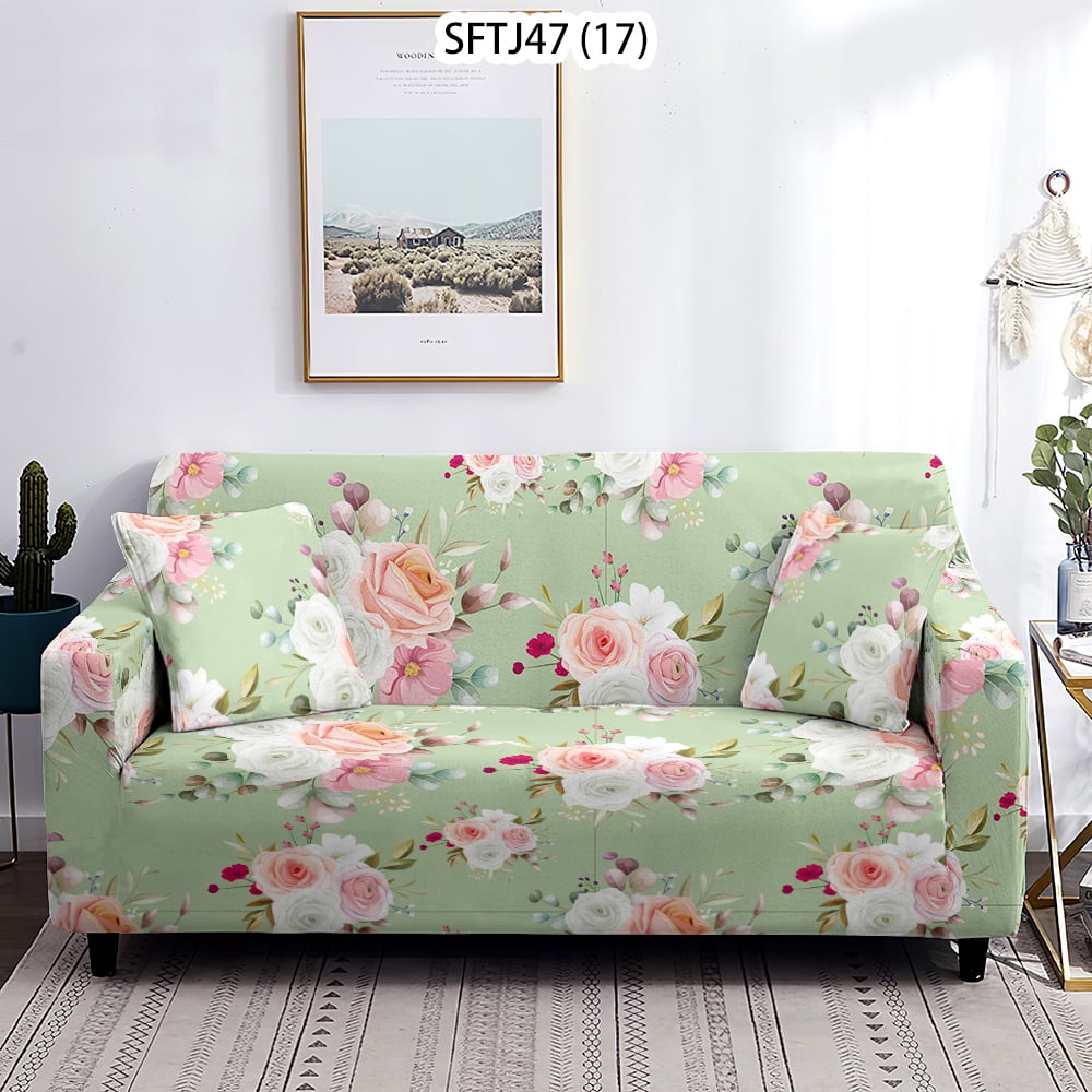 Rose Bright Flowers Sunflower Seat Cover Protector L Shape Anti-Dust ...