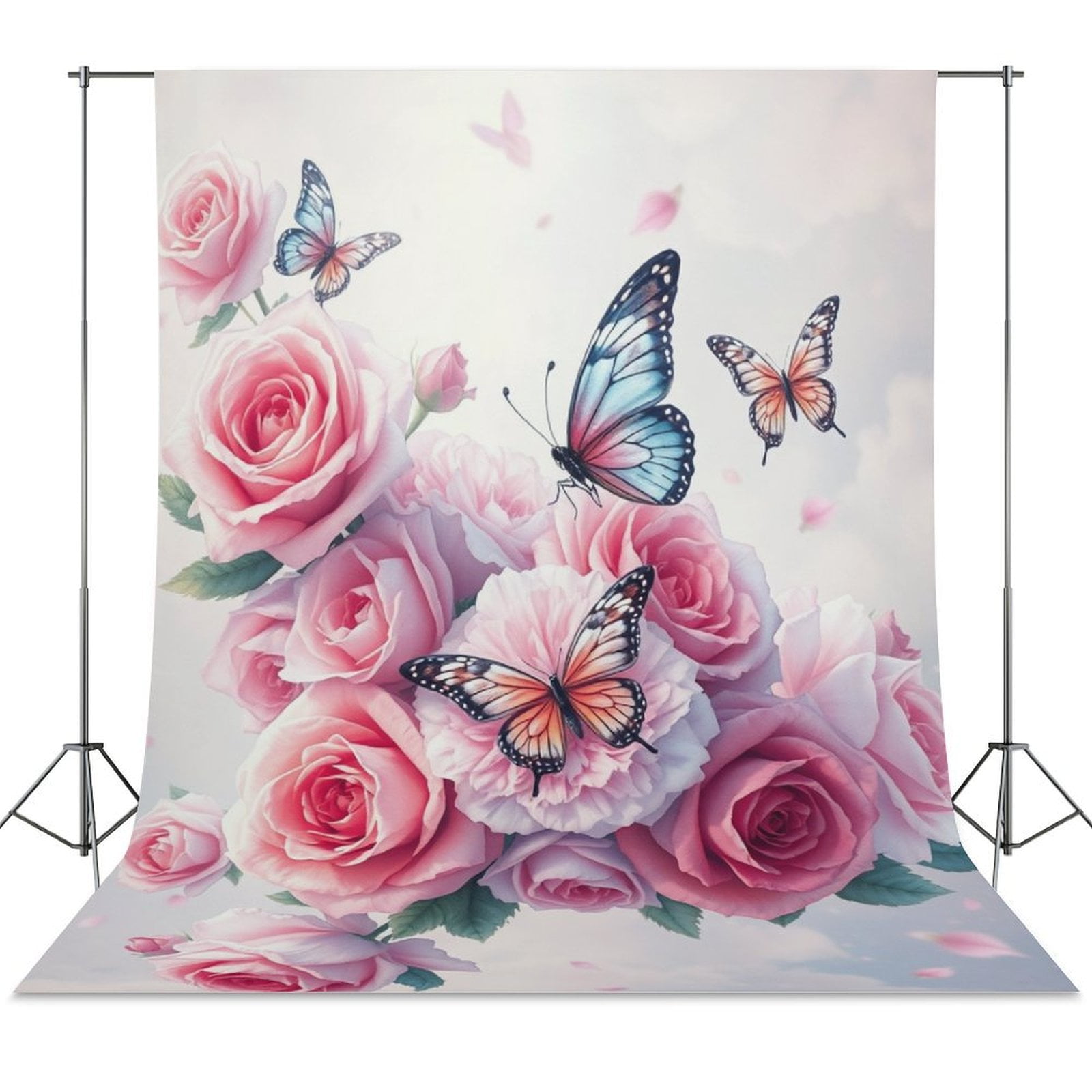 Rose Decorations BackdropPortrait Photography Background Photozone ...