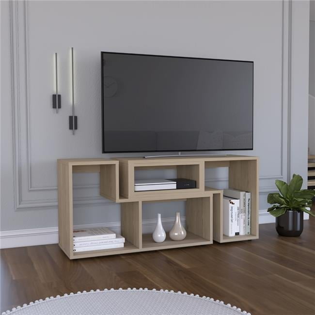 Rose Extendable TV Stand, Light Pine - Walmart.com