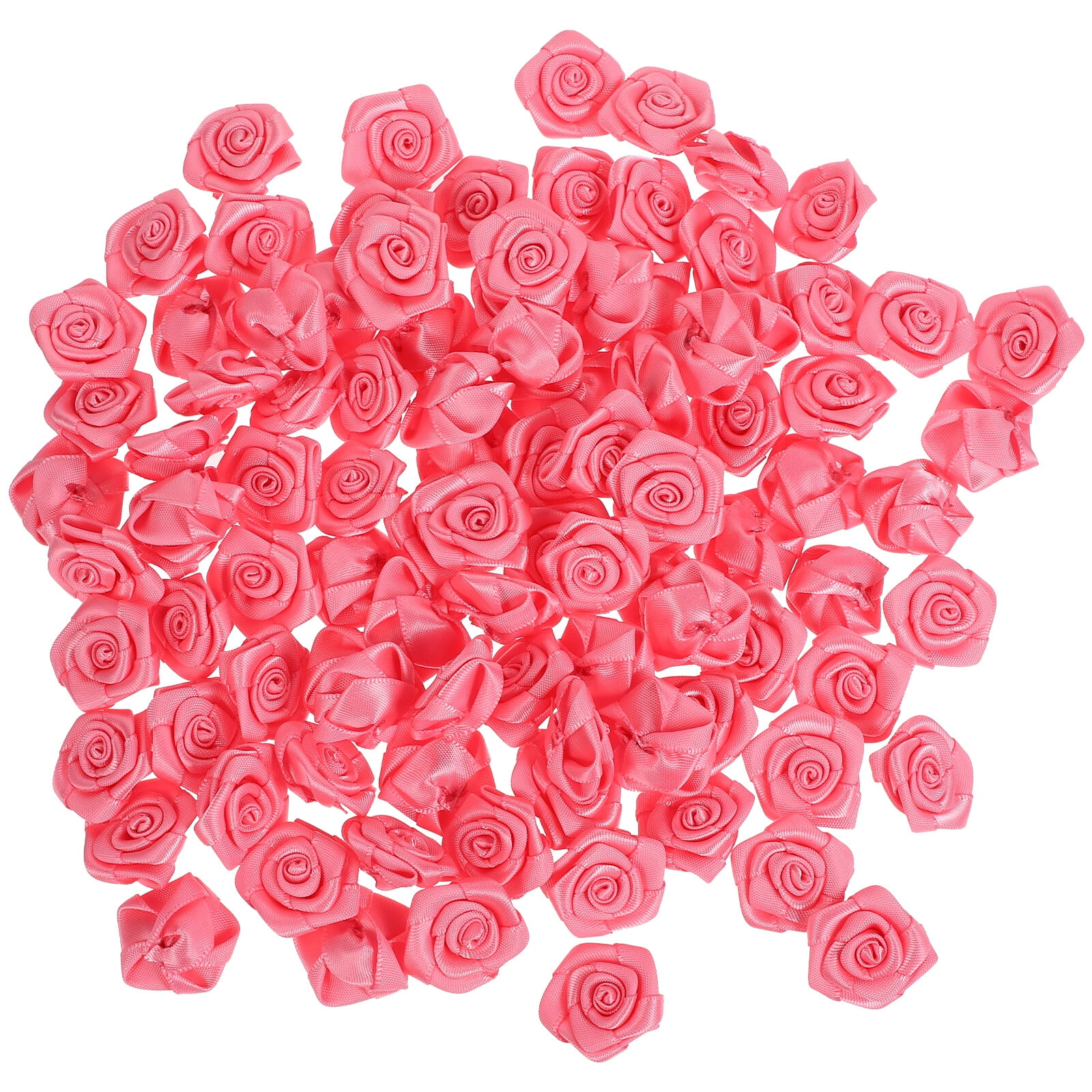 Rose Fabric Accessories Decoration Ribbon Flower Roses Mini Clothing ...