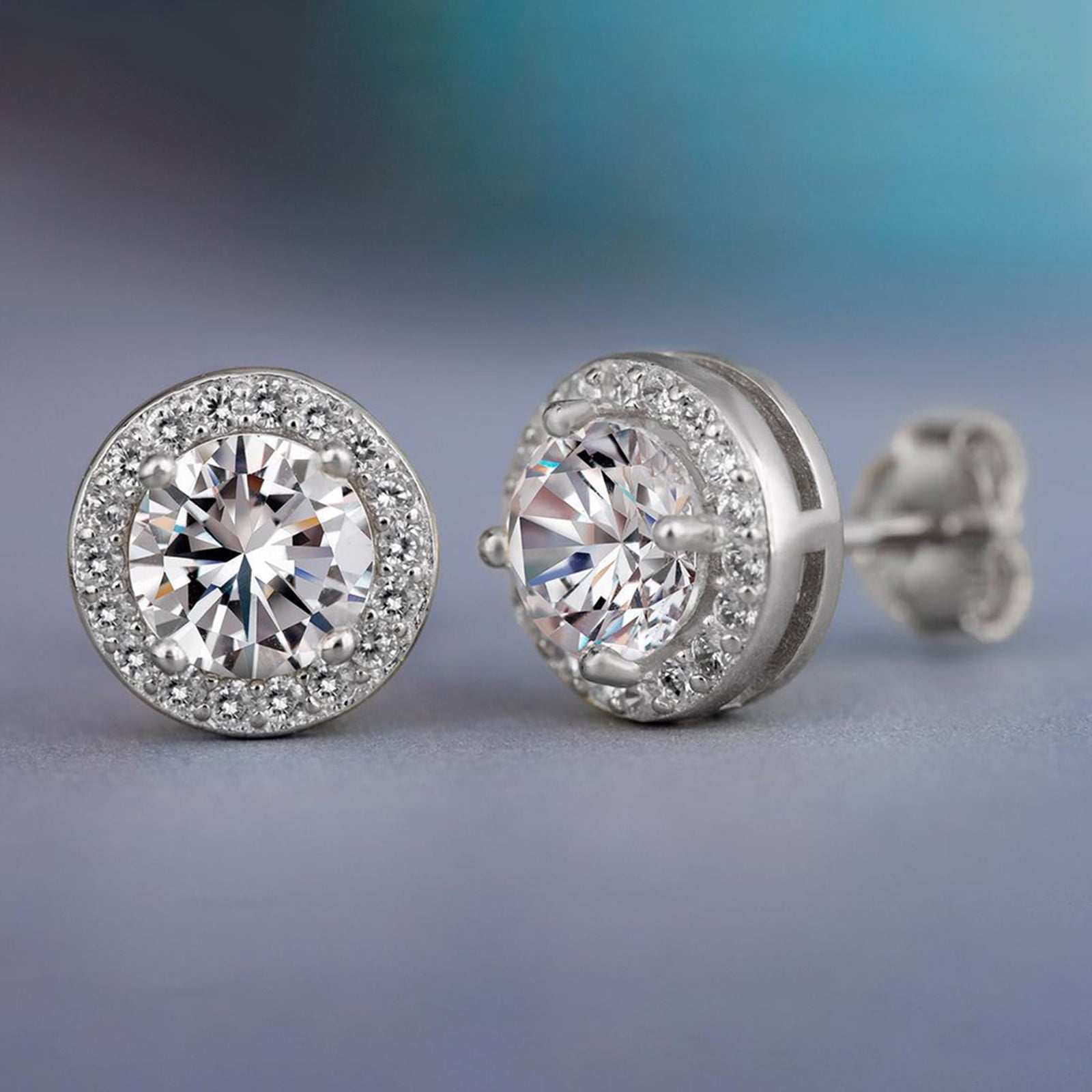 Rose Fashion Jewelry Gold for 925 Silver Stud Earrings Gold Women ...