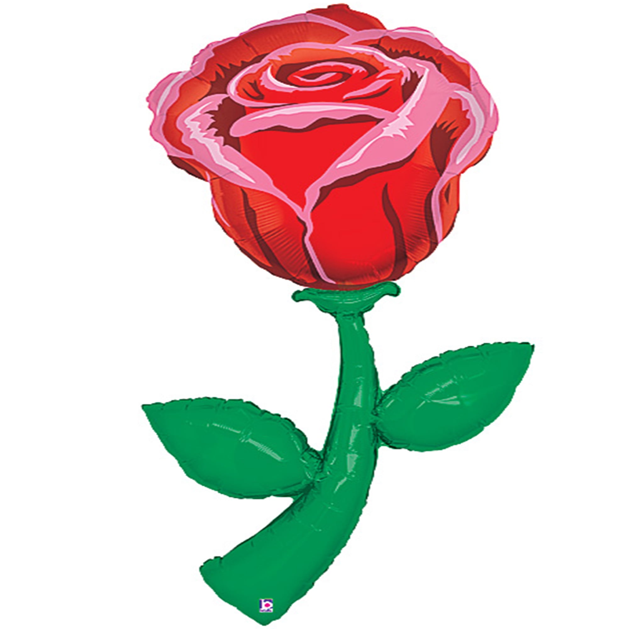 Rose Flower Balloon 60" - Walmart.com