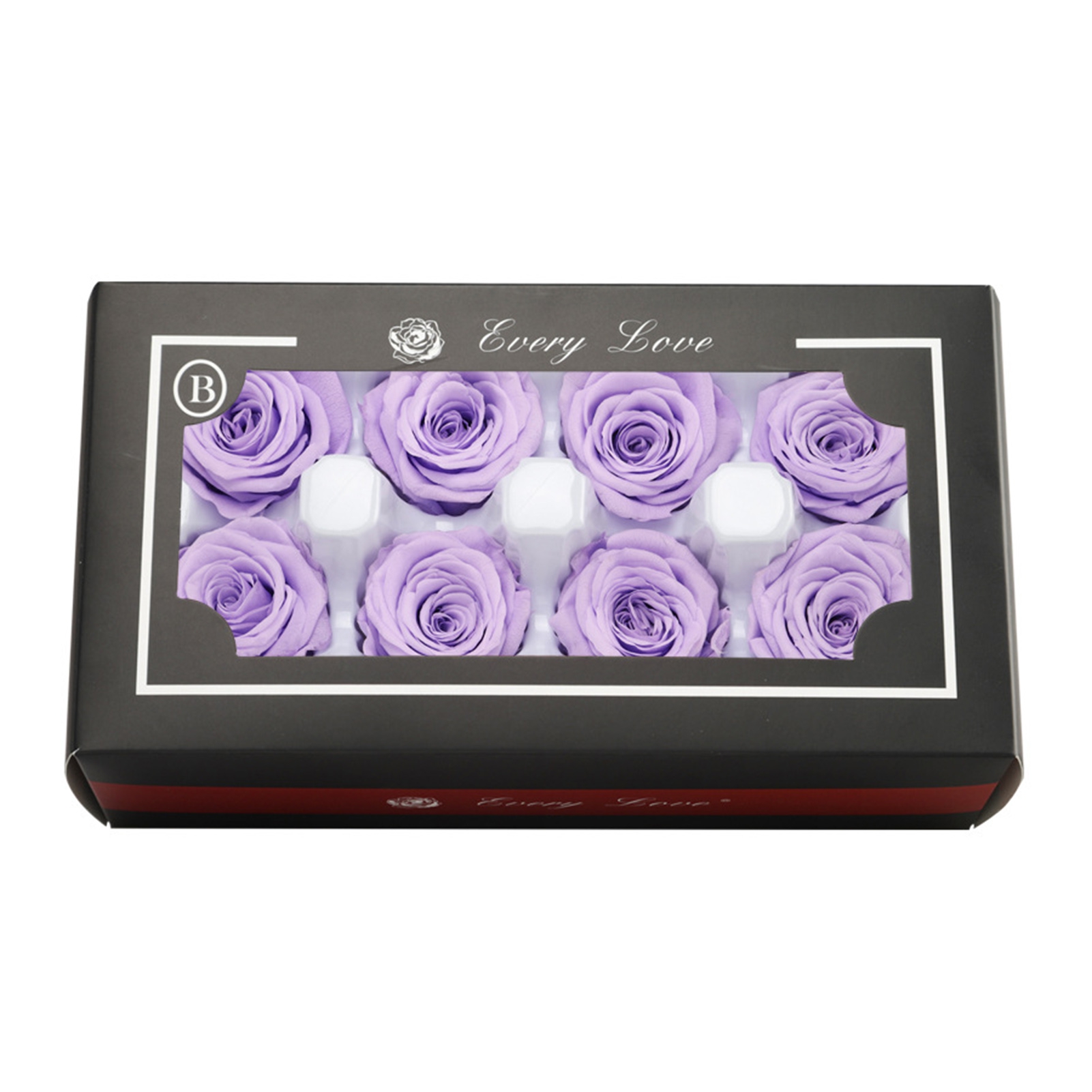 Rose Flower Heads 8pcs Eternal Rose Flowers Vibrant Color Natural ...