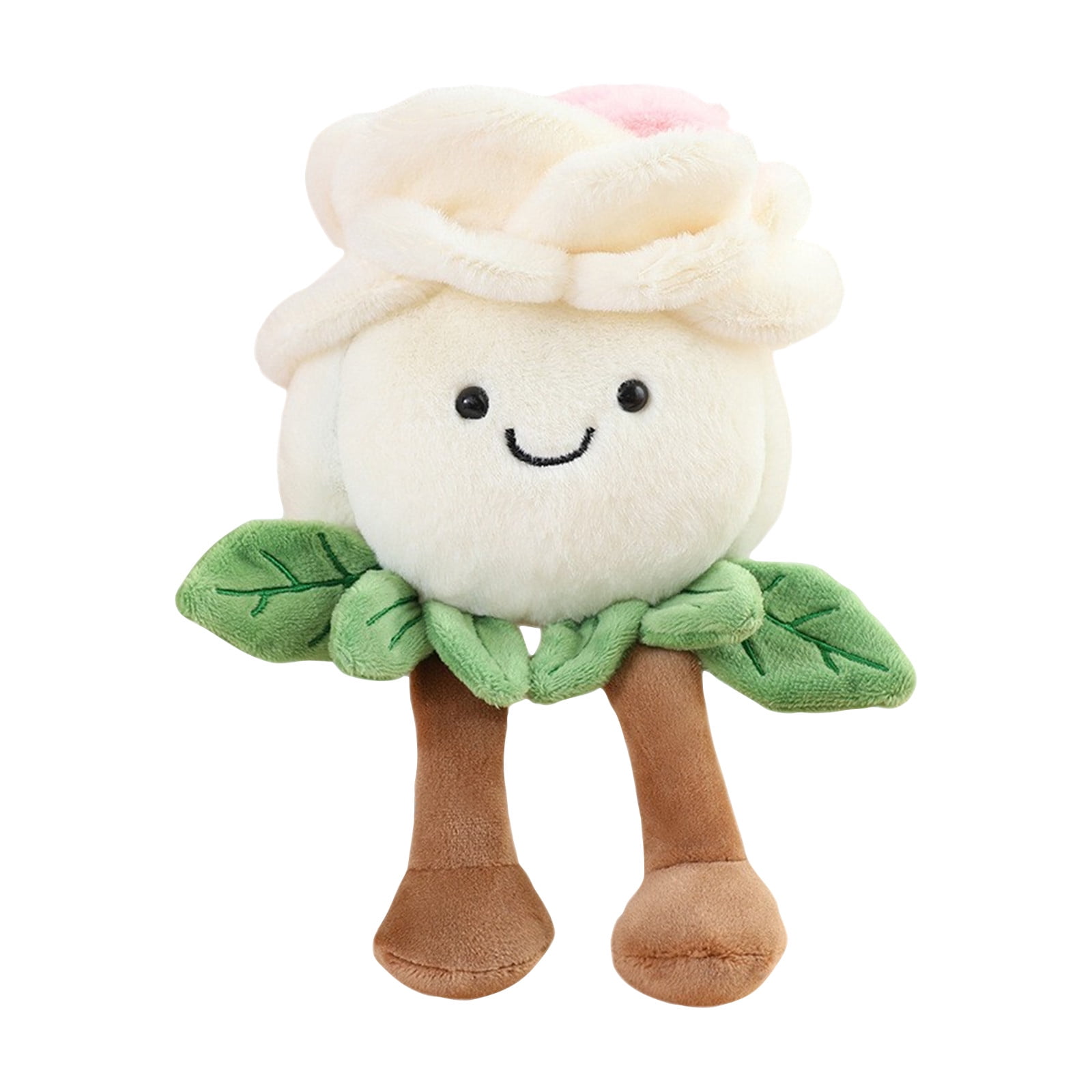 Rose Flower Plushie Soft Squishy Stuffed Animal Toy - Collectible ...