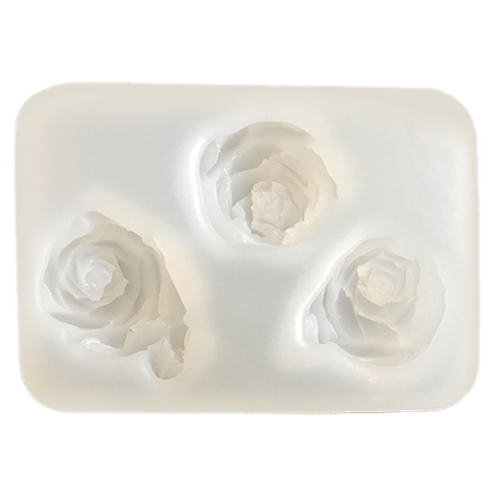 Rose Flower Silicone Candle Molds for Epoxy Resin Candle Soap Chocolate ...