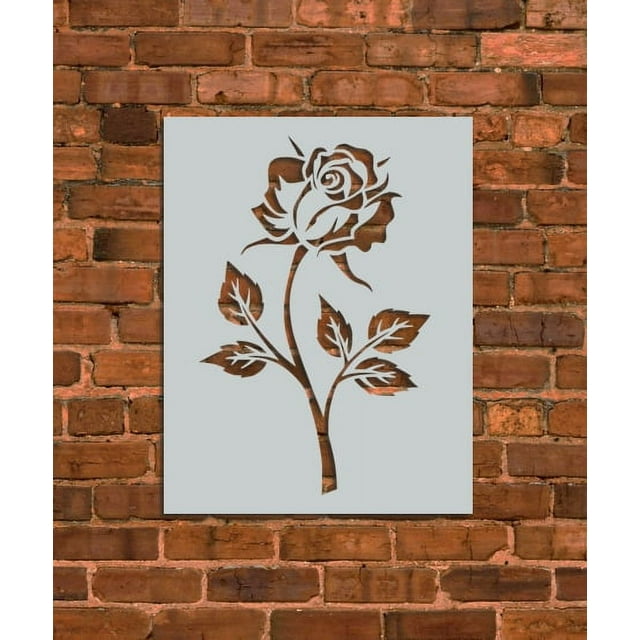 Rose Flower Stencil - Walmart.com