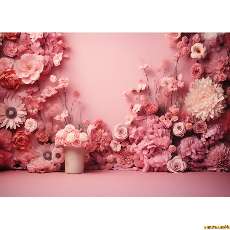 Rose Flowers rative Elemts Balloon Wedding Arch Photography Backdrops ...