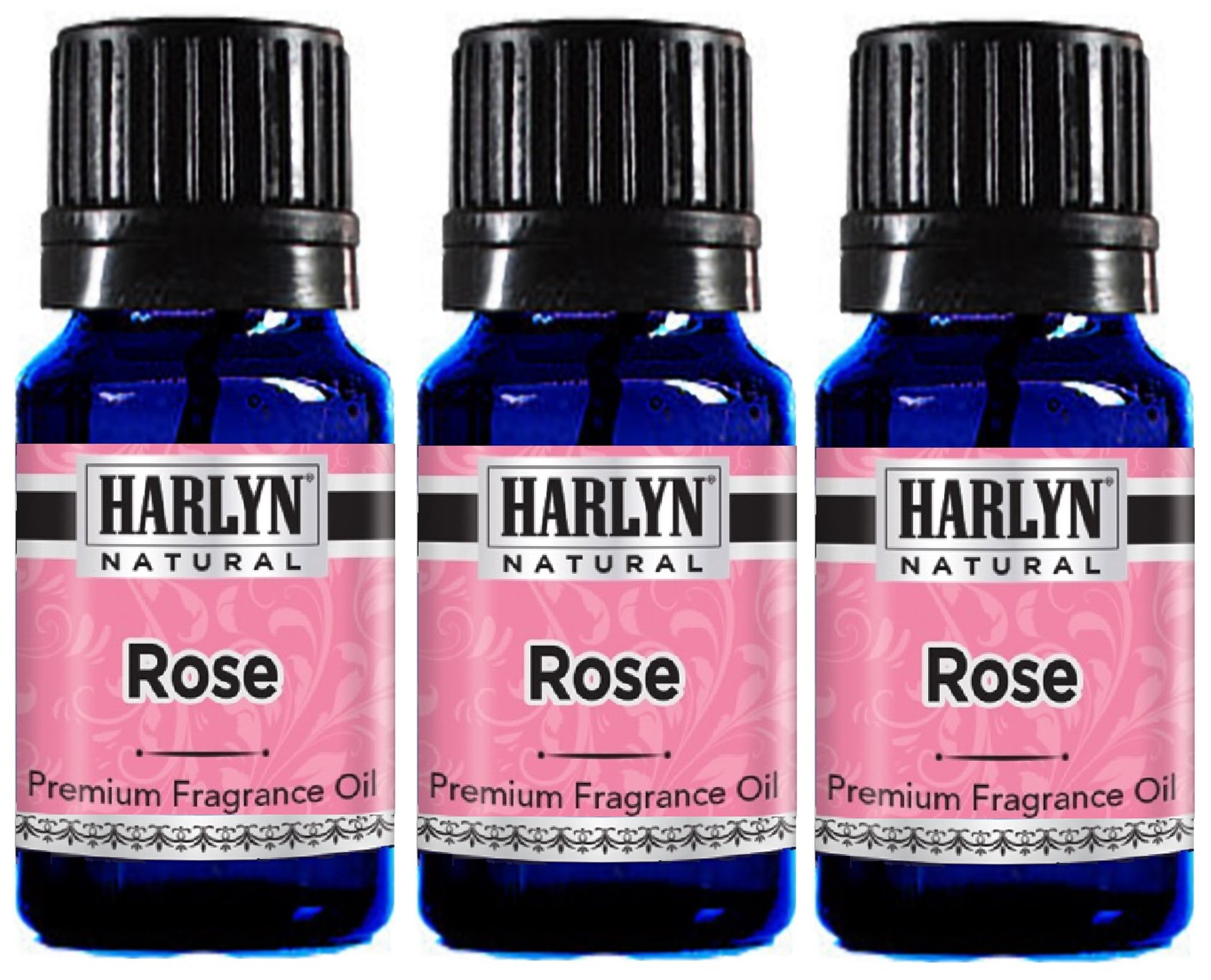 Rose Fragrance Oil - Pack of 3 - Premium Grade Scented Perfume Oil 10 ...