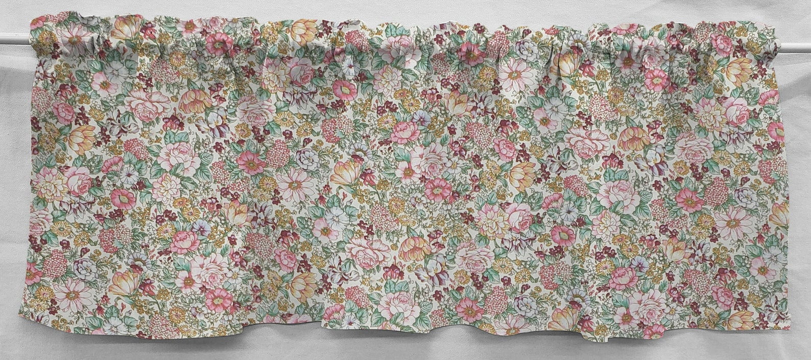 Rose Garden Valance by Penny's Needful Things (One Valance Panel 15 ...